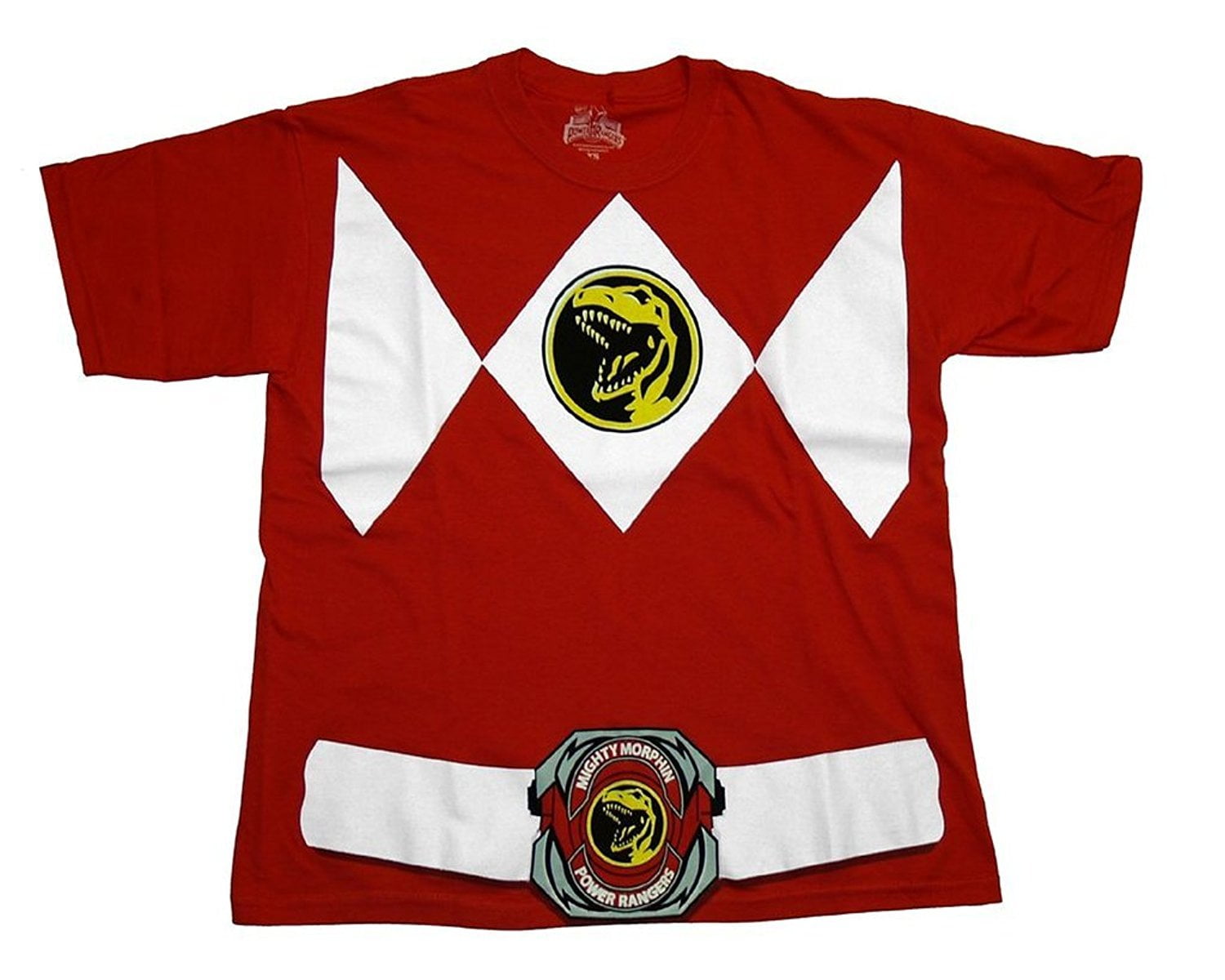 Power Rangers Adult Red Ranger Costume T-Shirt - Walmart.com