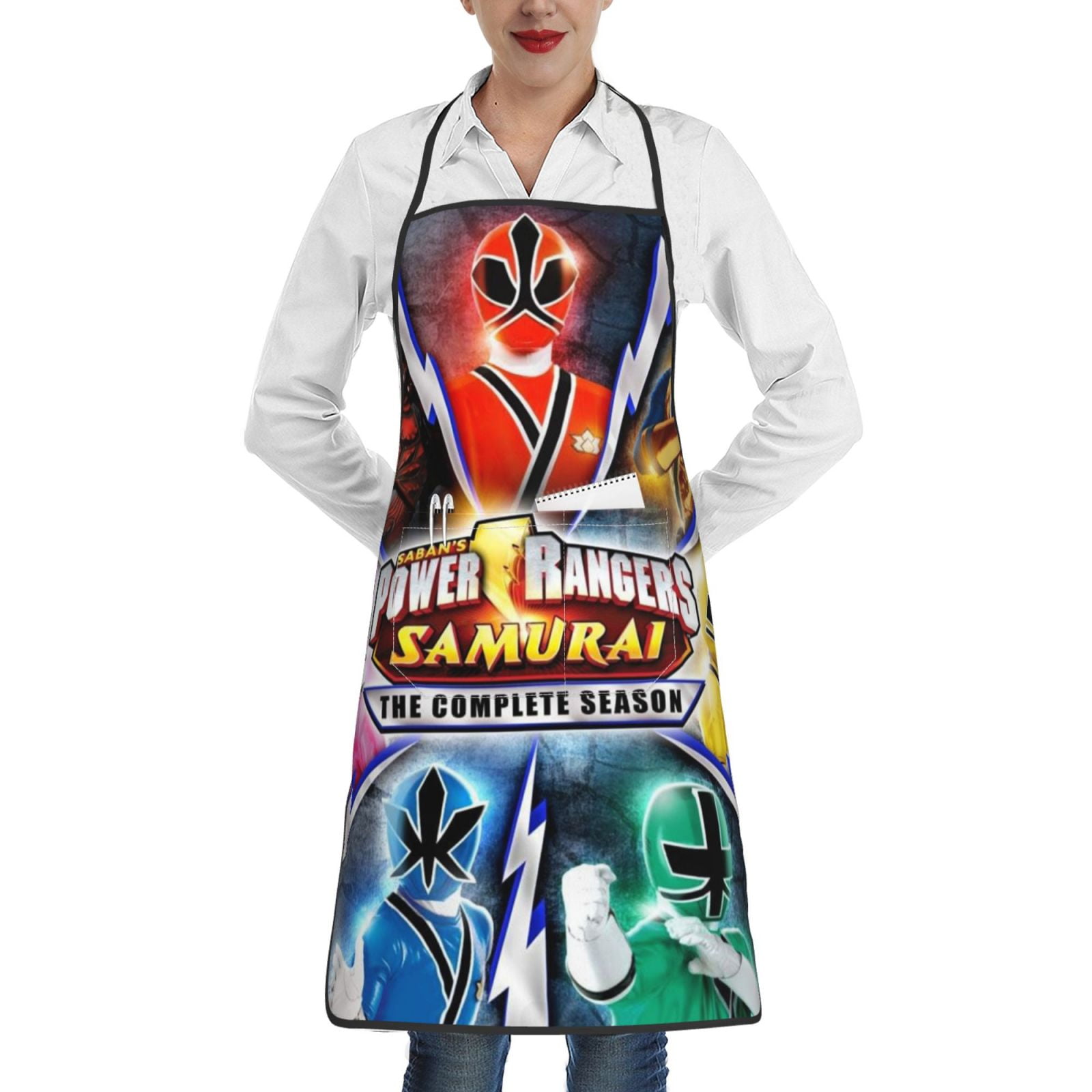 Power Rangers Aprons Waterproof Adjustable Aprons Bib Mothers Day Gifts ...