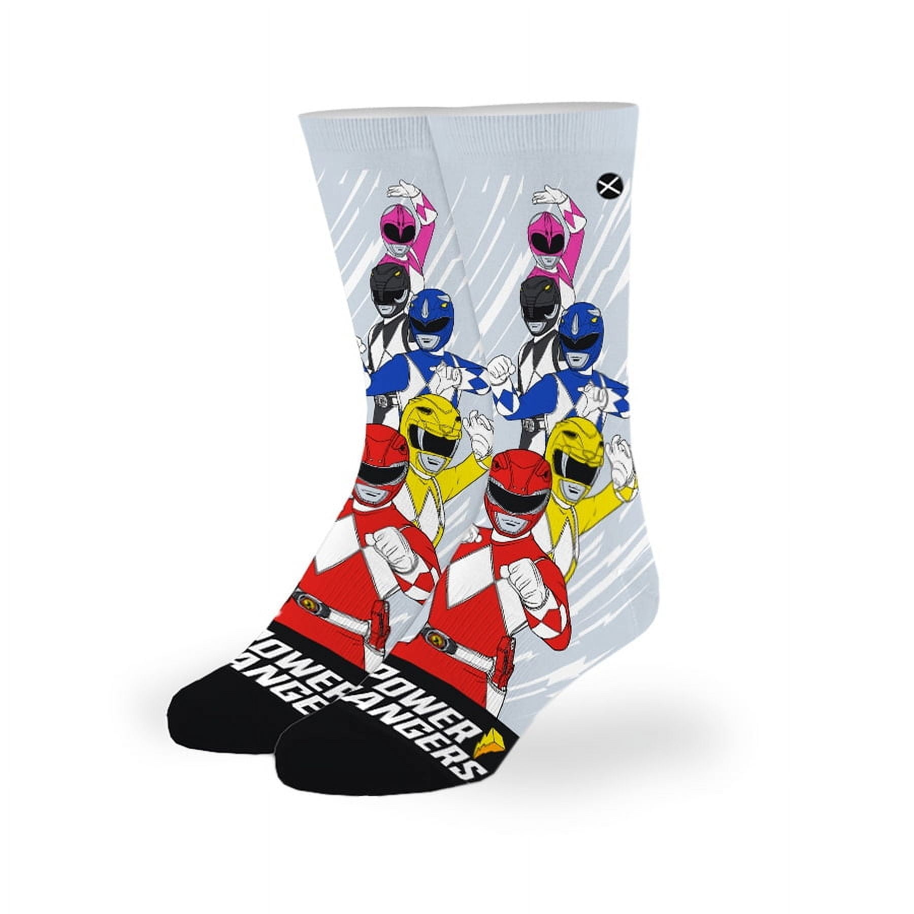 Power Rangers Assembled Big Kids Crew Socks - Walmart.com