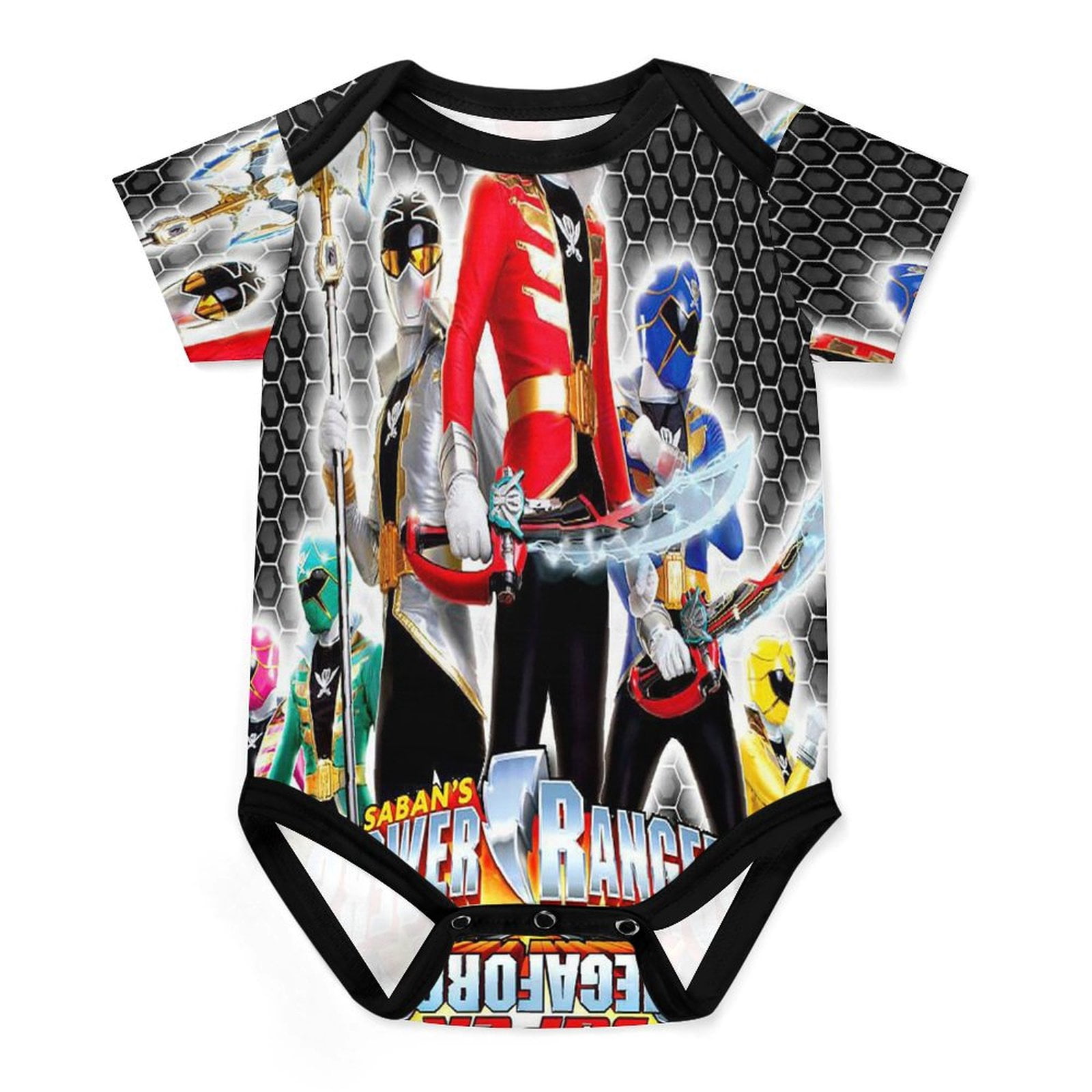 Power Rangers Baby Bodysuit Boy Girl Clothes Soft Newborn Infant Outfit ...