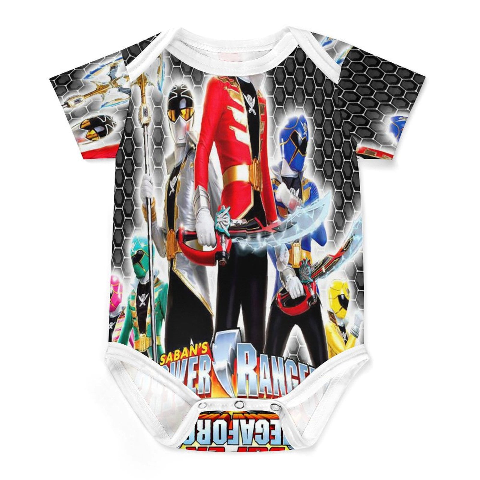 Power Rangers Baby Bodysuit Boy Girl Clothes Soft Newborn Infant Outfit ...