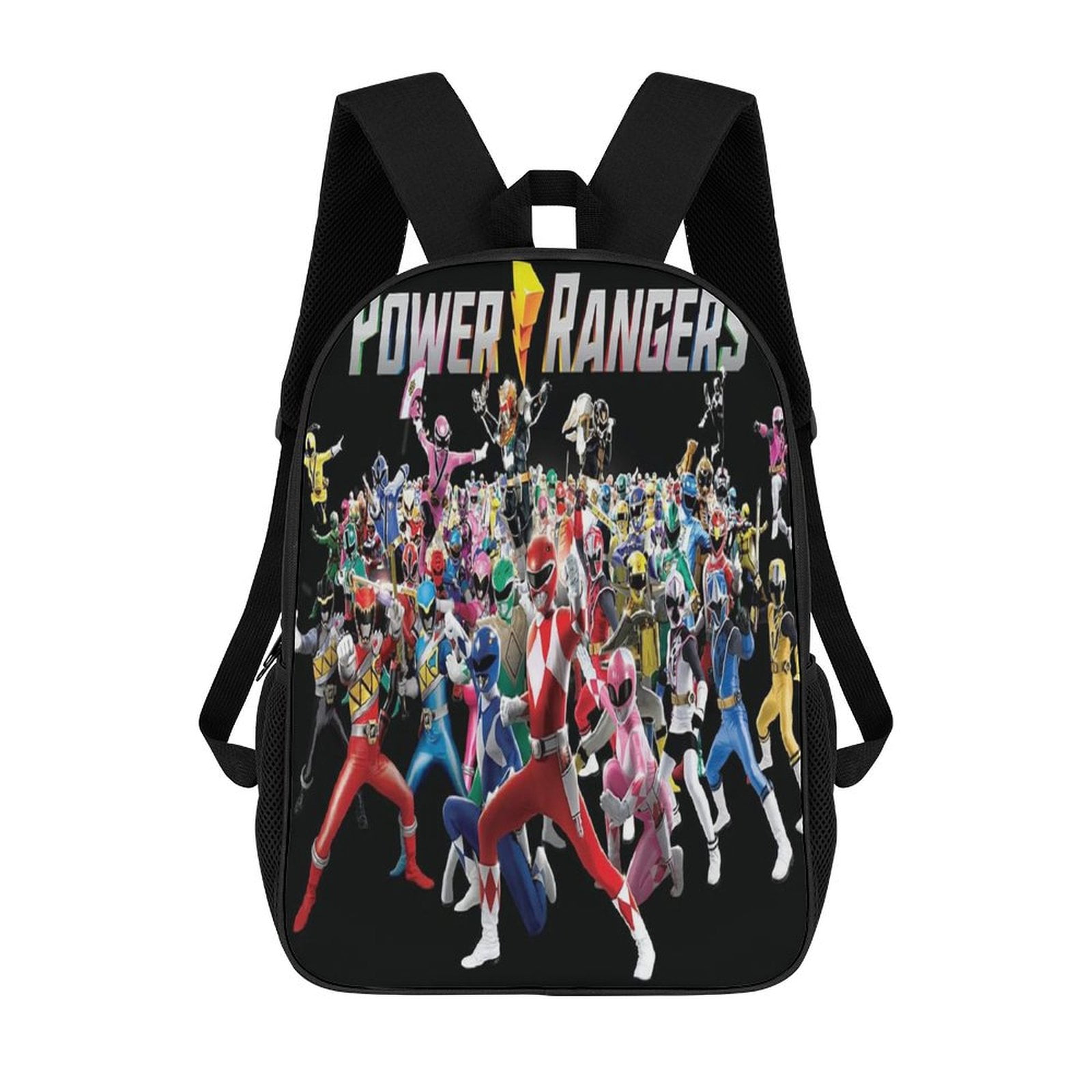 Power Rangers Backpack 17 Inch Book Bags Casual Daypack for Travel Work ...