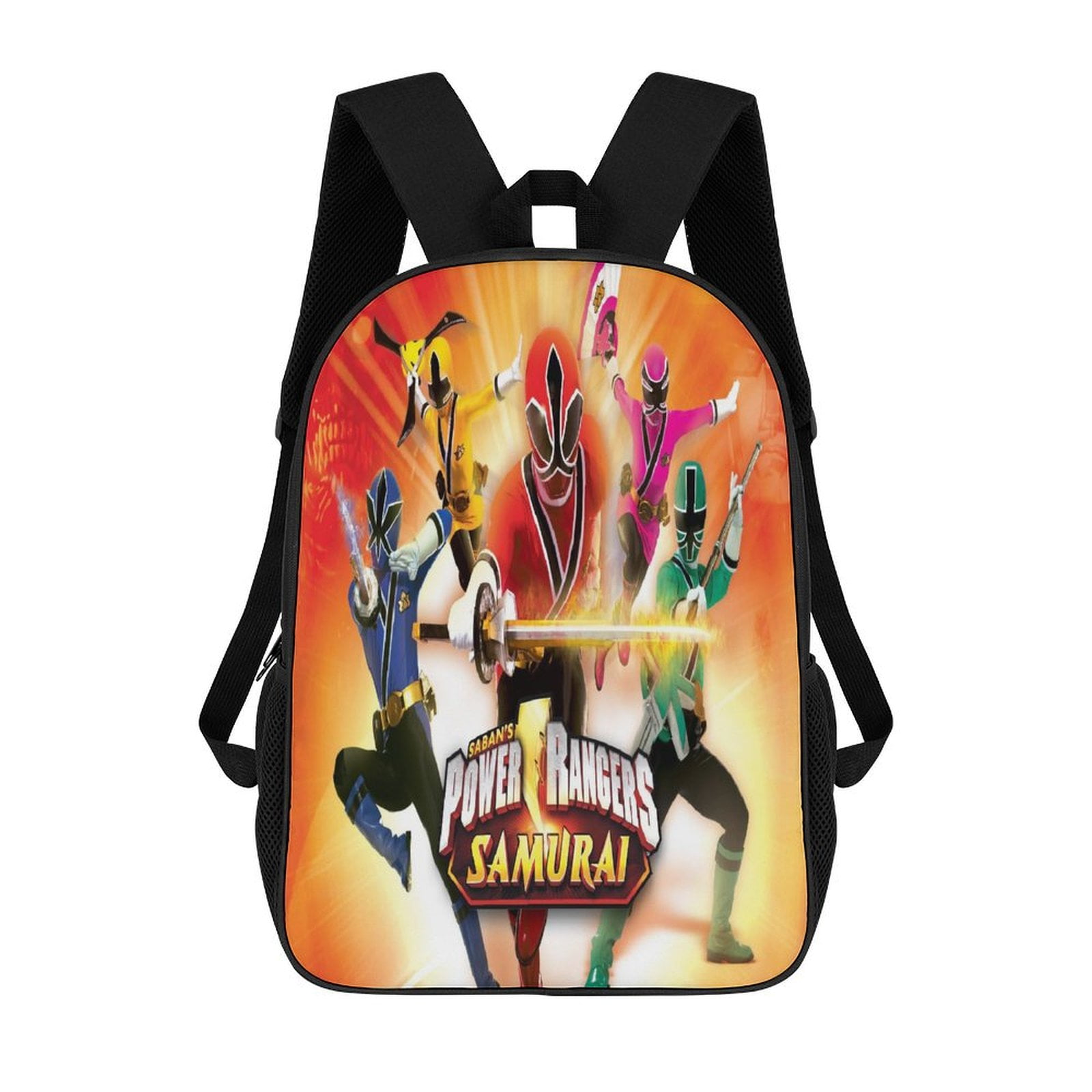 Power Rangers Backpack 17 Inch Book Bags Casual Daypack for Travel Work ...