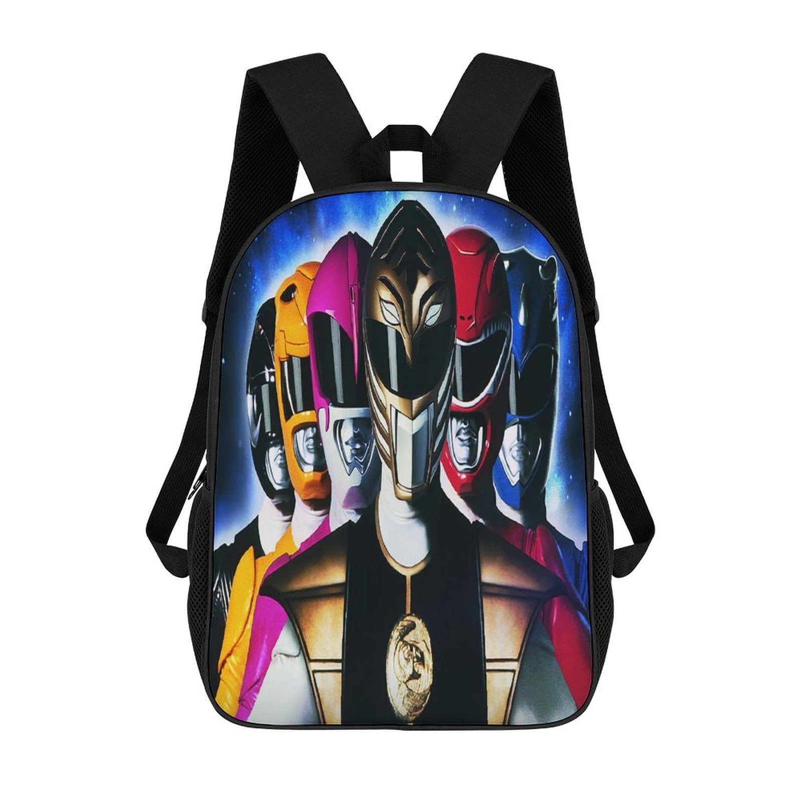 Power Rangers Backpack 17 Inch Book Bags Casual Daypack for Travel Work ...