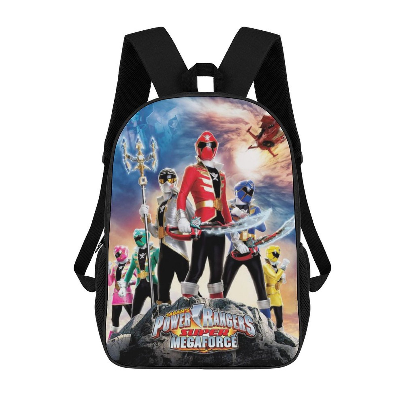 Power Rangers Backpack 17 Inch Shoulder Bag Sturdy Laptop Backpack ...