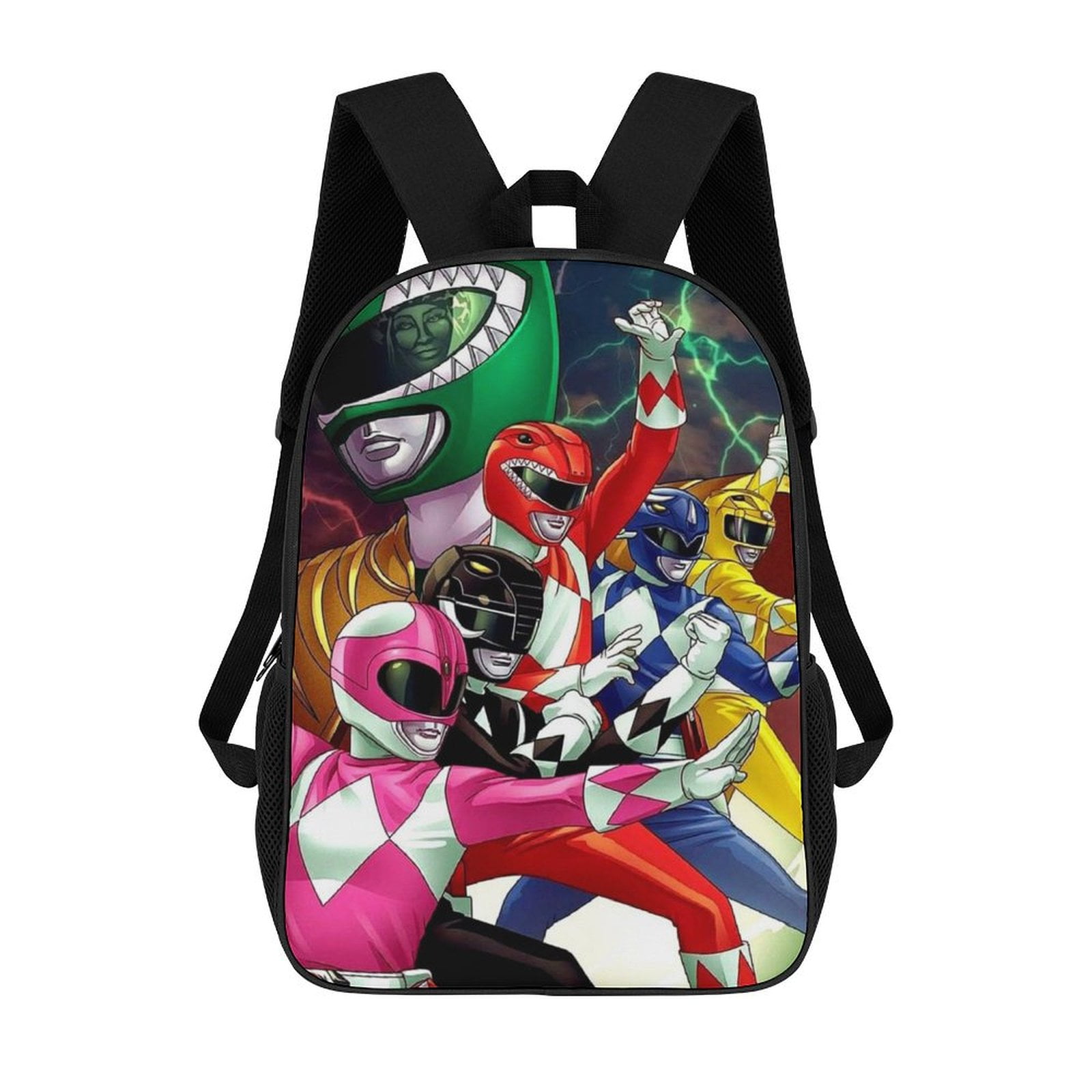 Power Rangers Backpack 17 Inch Shoulder Bag Sturdy Laptop Backpack ...
