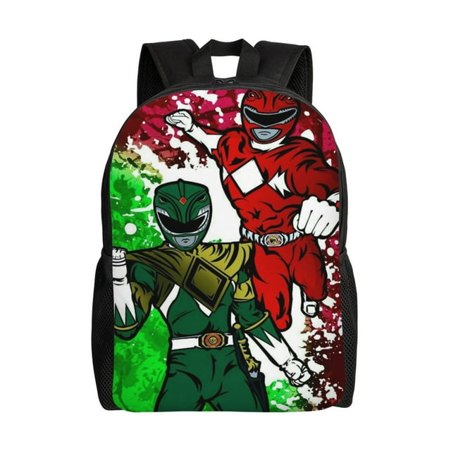 Power Rangers Backpack for Teens 16 Inch School Bookbag Travel Laptop ...
