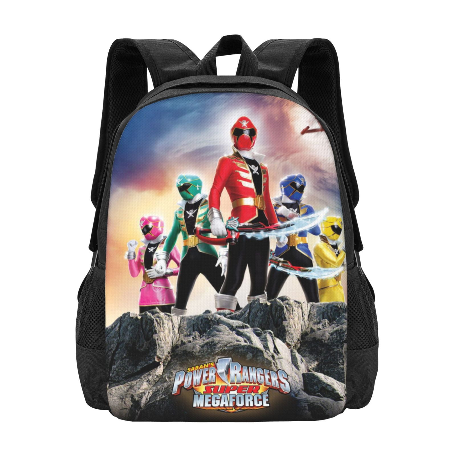Power Rangers Backpacks Bookbag Casual Daypack For Travel Camping ...
