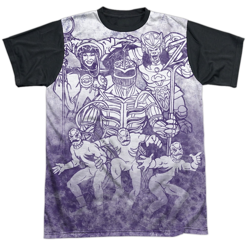 Power Rangers Baddies Sub Unisex Adult Halloween Costume Sublimated T ...