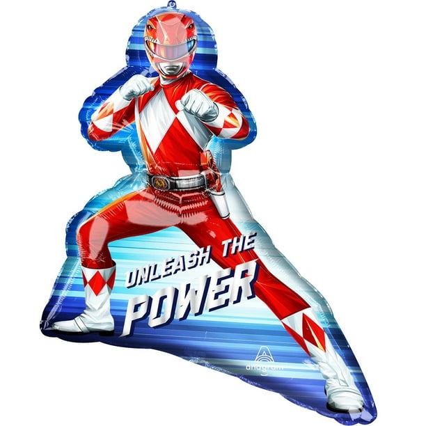 Power Rangers Balloon 27" Red Ranger - Walmart.com