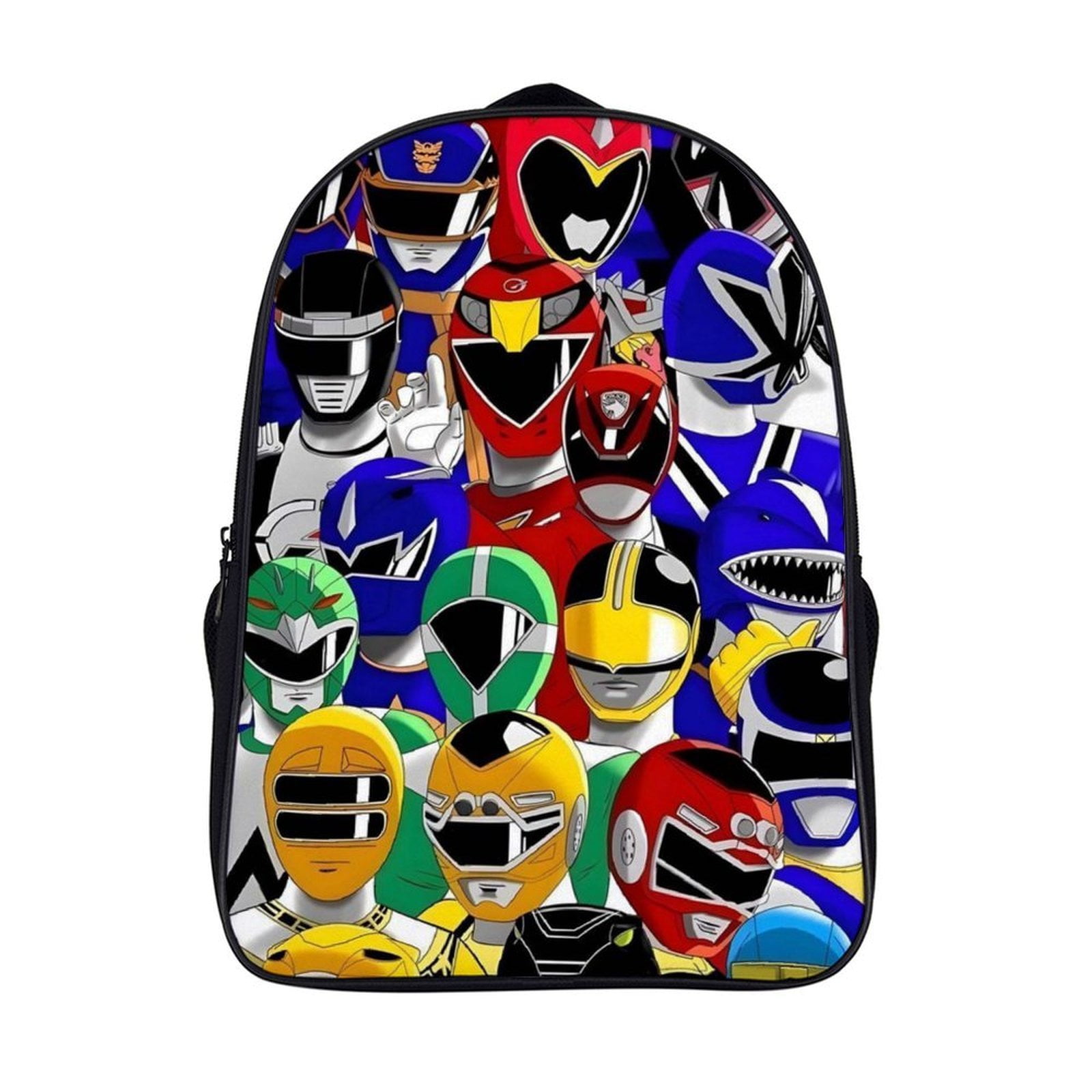 Power Rangers Basic Backpack Schoolbag Travel Bag 2 Compartment Bookbag ...