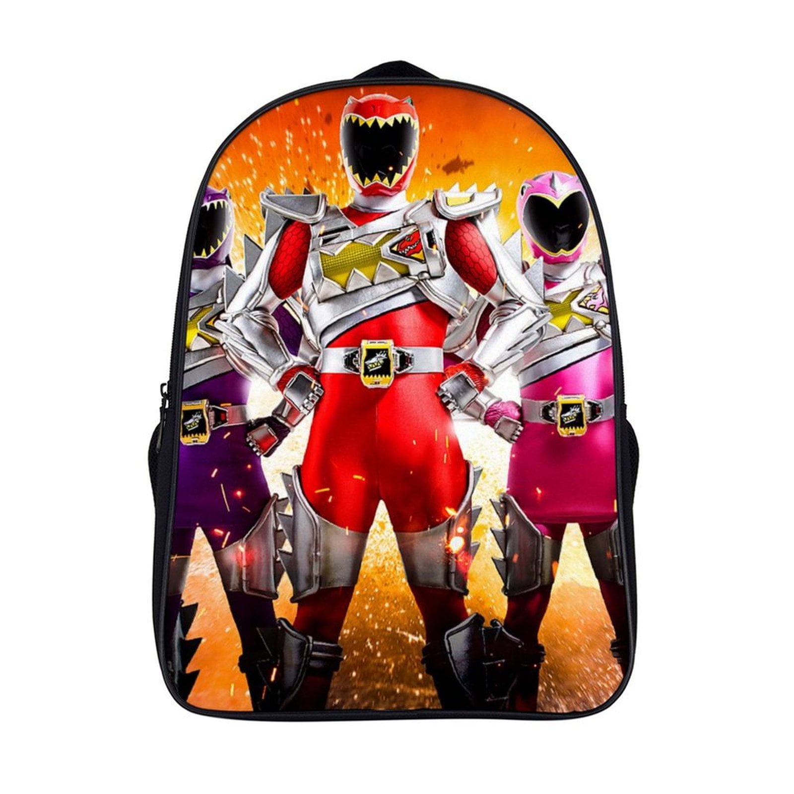 Power Rangers Basic Backpack Schoolbag Travel Bag 2 Compartment Bookbag ...