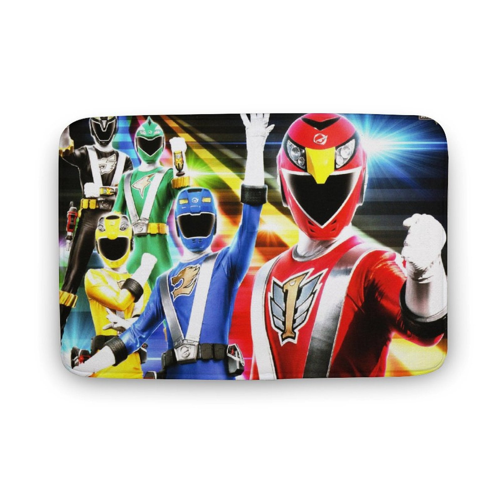 Power Rangers Bath Mat, Quick-drying Bathroom Mats, Super Absorbent ...