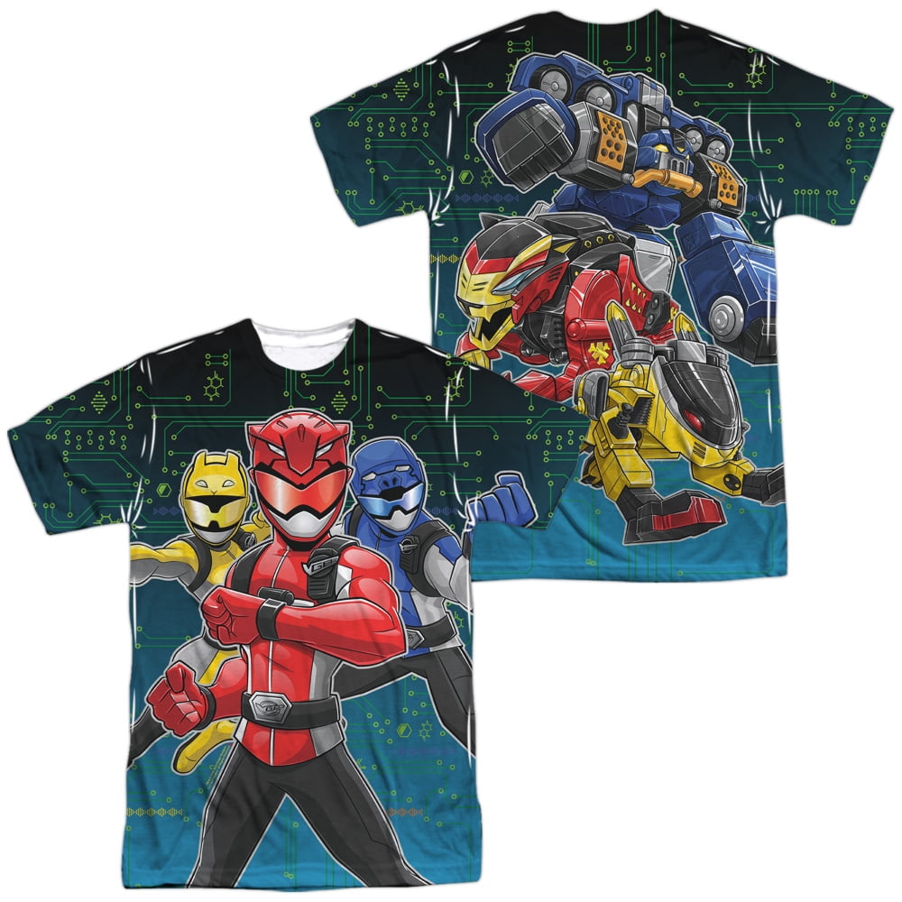 Power Rangers Battle Stance Unisex Adult Sublimated Costume T Shirt ...