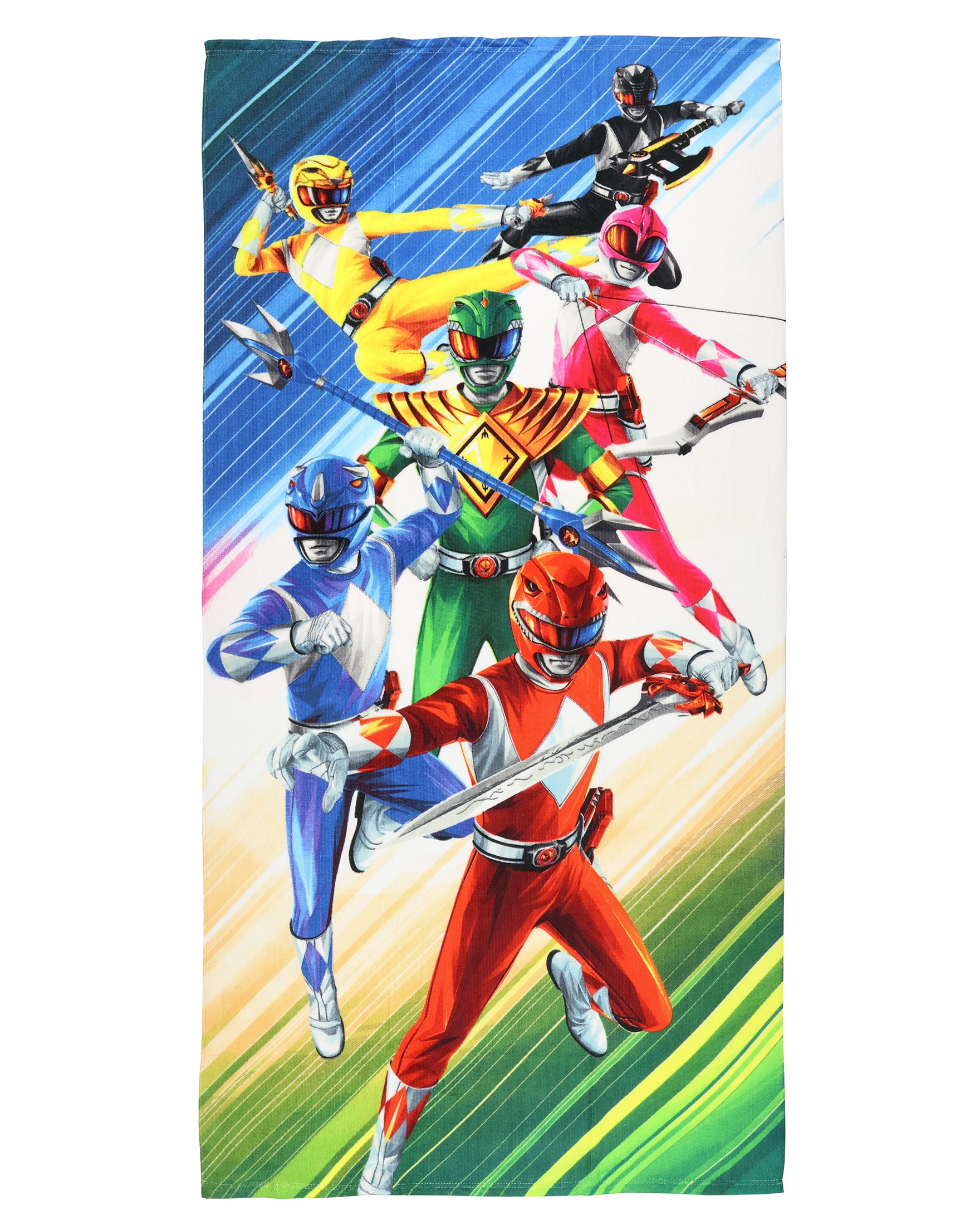 Power Rangers Beach Towel Mighty Morphin In Action 30"x60" - Walmart.com