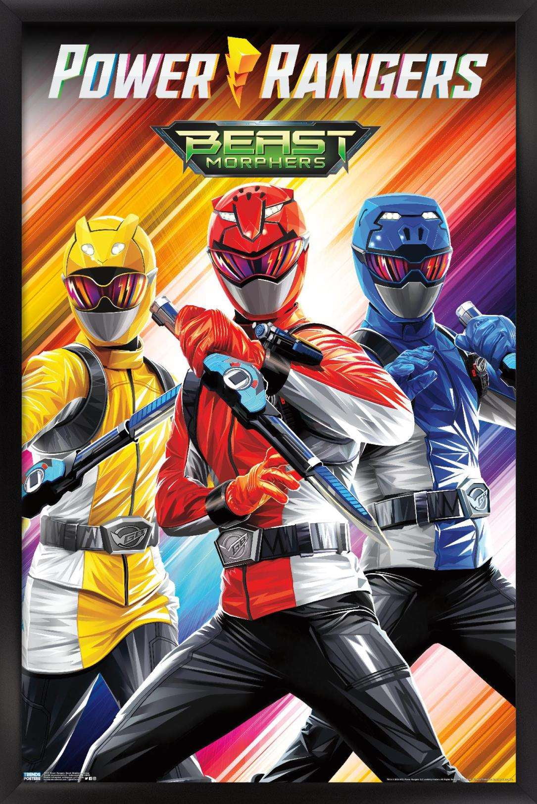 Power Rangers: Beast Morphers - Group Wall Poster, 14.725" x 22.375 ...