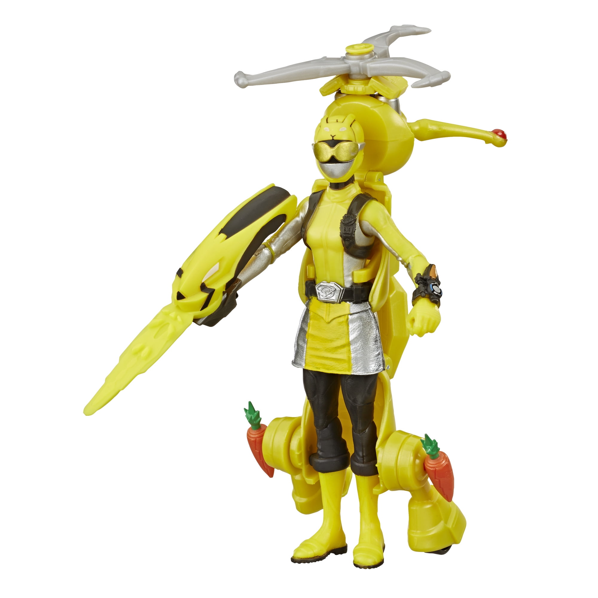 Power Rangers Beast Morphers Yellow Ranger and Morphin Jax Beastbot ...