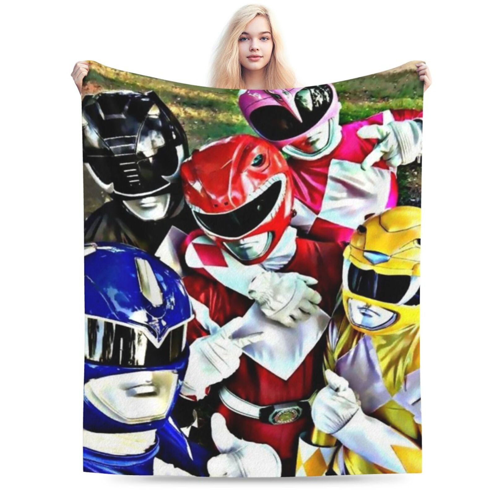Power Rangers Bed Blanket Air Conditioner Quilt Ultra Soft Flannel ...