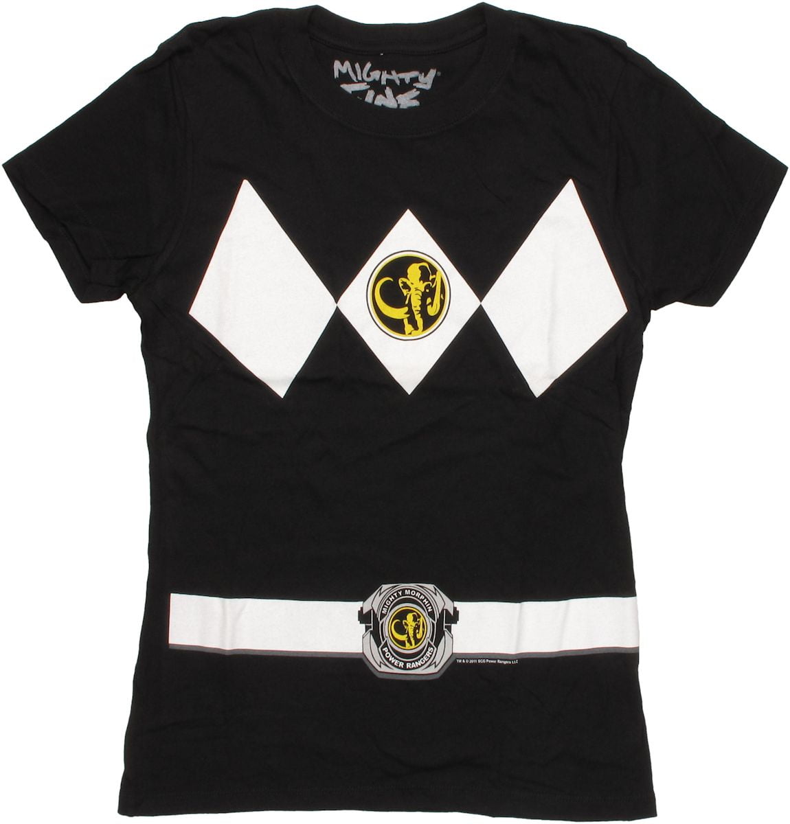 Power Rangers Black Baby Tee - Walmart.com
