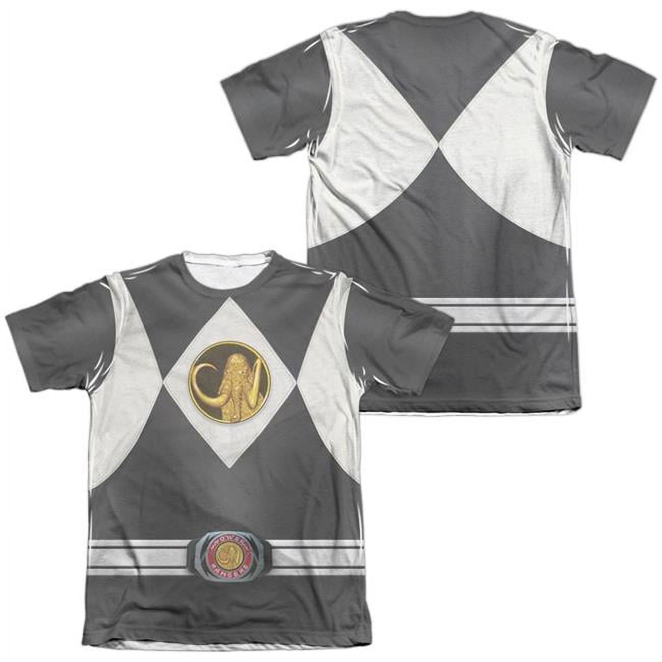 Power Rangers - Black Ranger Uniform (Front/Back Print) - Short Sleeve ...