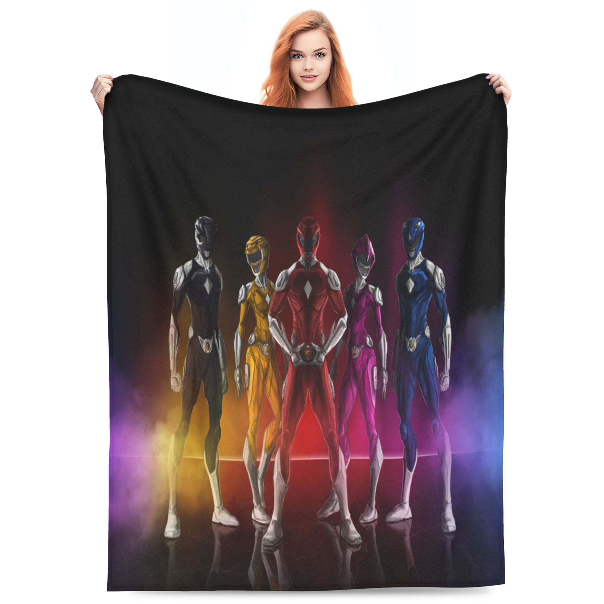 Power Rangers Blanket Lightweight Throw Blanket Flannel Fleece ...