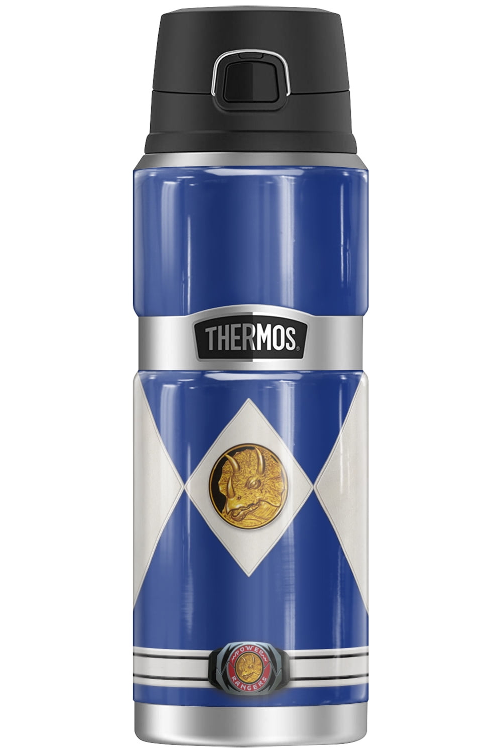 Power Rangers Blue Ranger Emblem THERMOS STAINLESS KING Stainless Steel ...