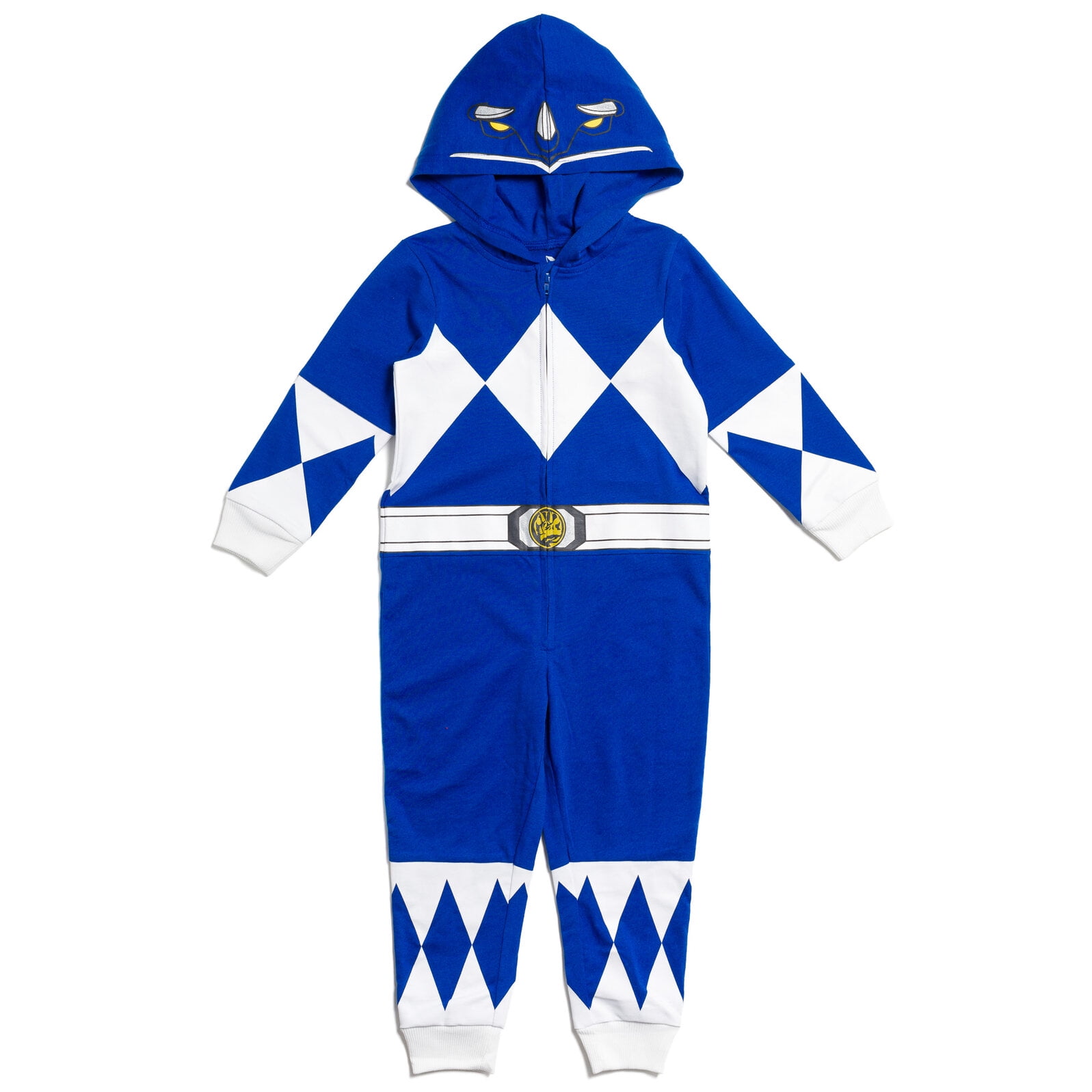 Power Rangers Toddler Boys Blue Ranger Easy Dress Up One-Piece Cosplay ...