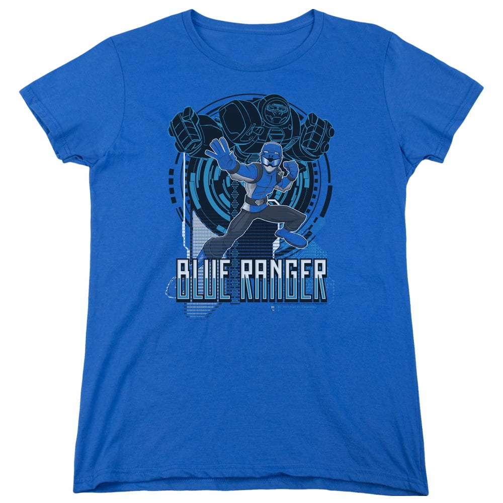 Power Rangers Blue Ranger Women's T-Shirt Royal Blue - Walmart.com
