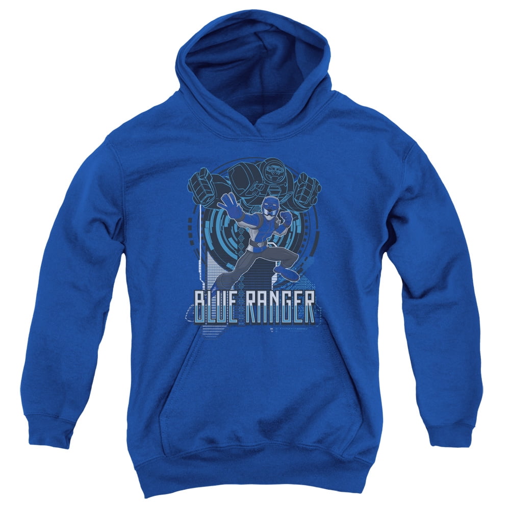 Power Rangers Blue Ranger Youth Pullover Hoodie Sweatshirt Royal Blue ...
