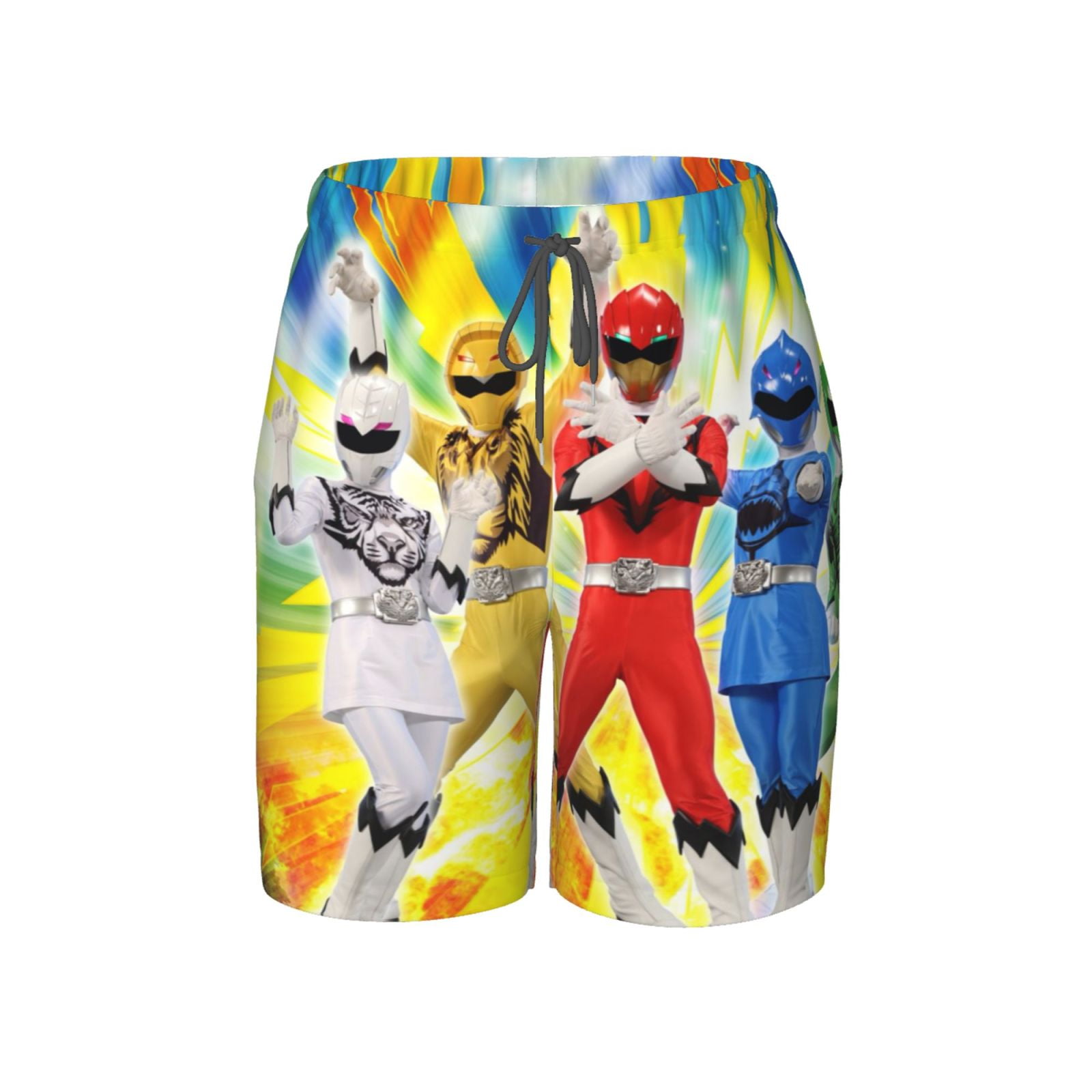 Power Rangers Boy'S Swim Trunks Quick Dry Board Shorts Kids Beach Swim ...