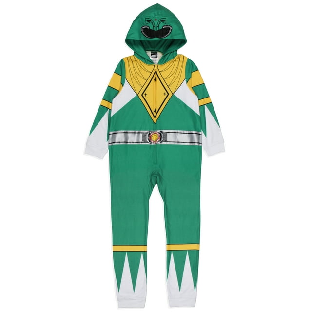 Power Rangers Boy's All Character Union Suit Costume Sleep Pajama ...