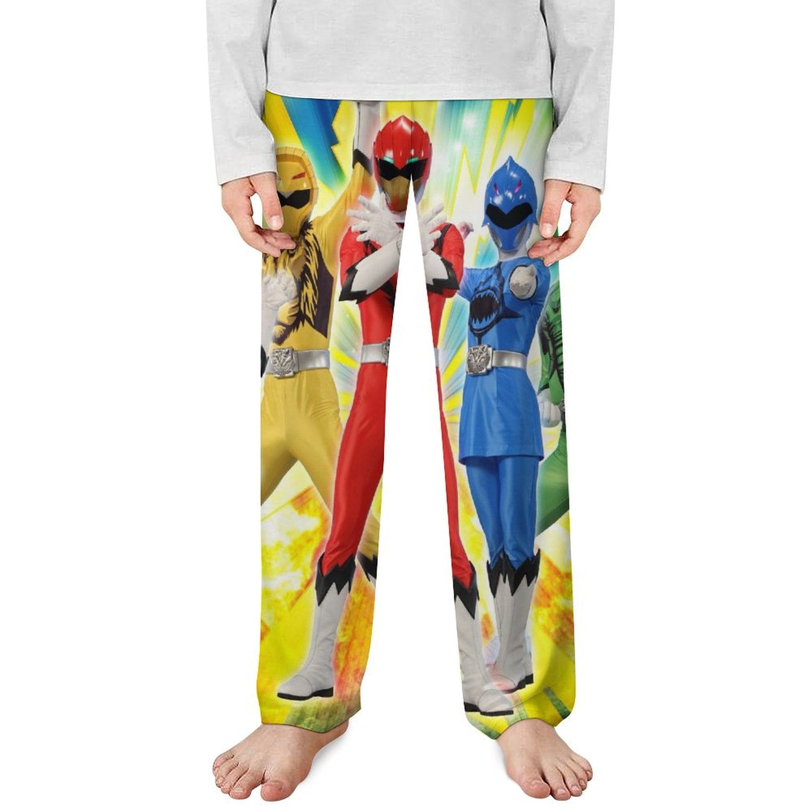Power Rangers Boys Girls Pajamas Pants Soft Elastic Waist PJ Bottoms ...