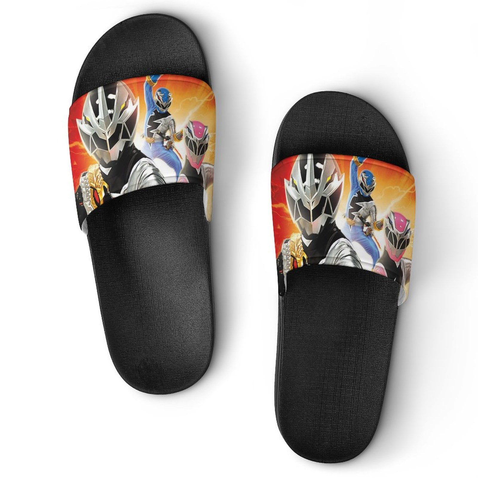 Power Rangers Boys Slide Sandals, Comfort Casual Pool Slide Outdoor ...
