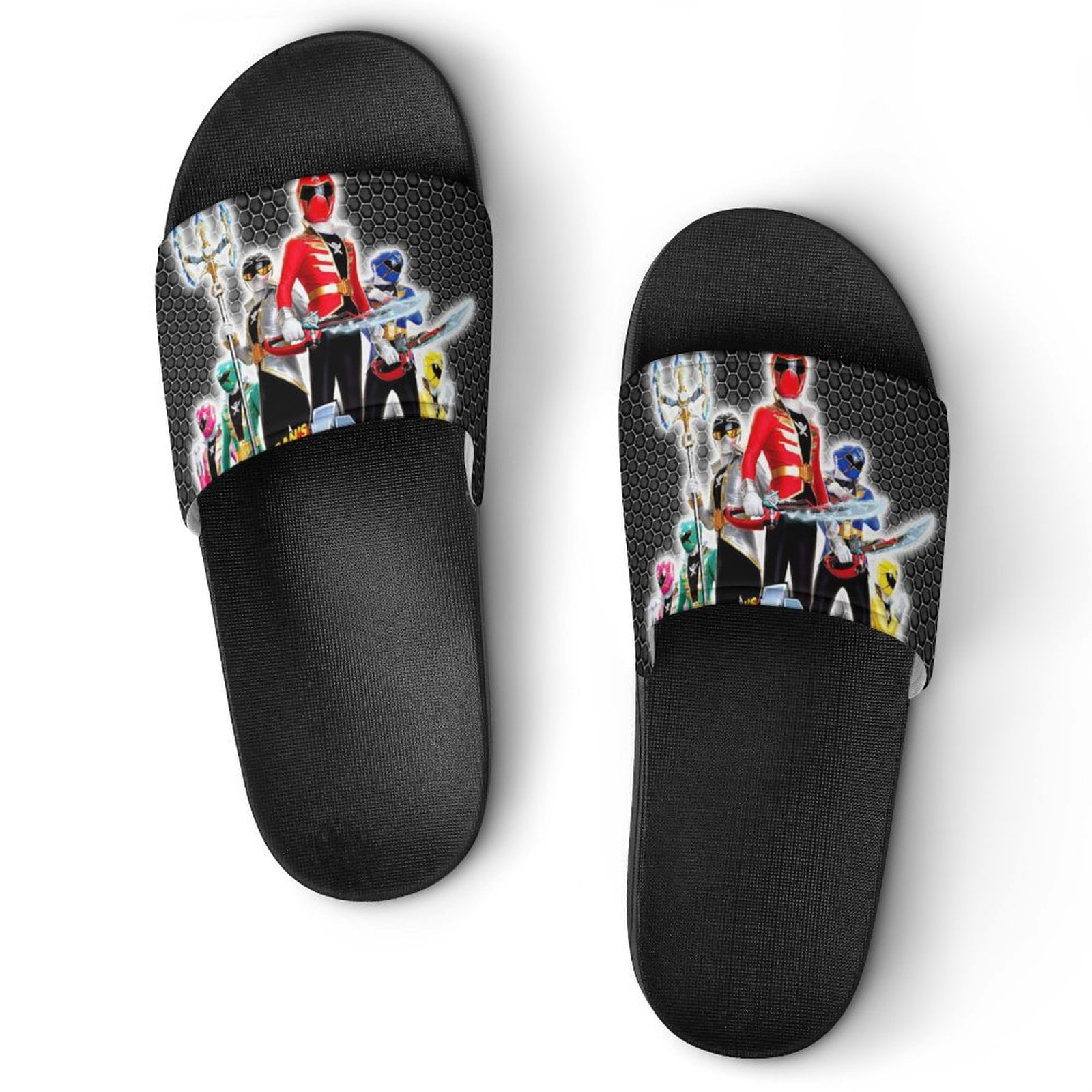 Power Rangers Boys Slide Sandals, Comfort Casual Pool Slide Outdoor ...