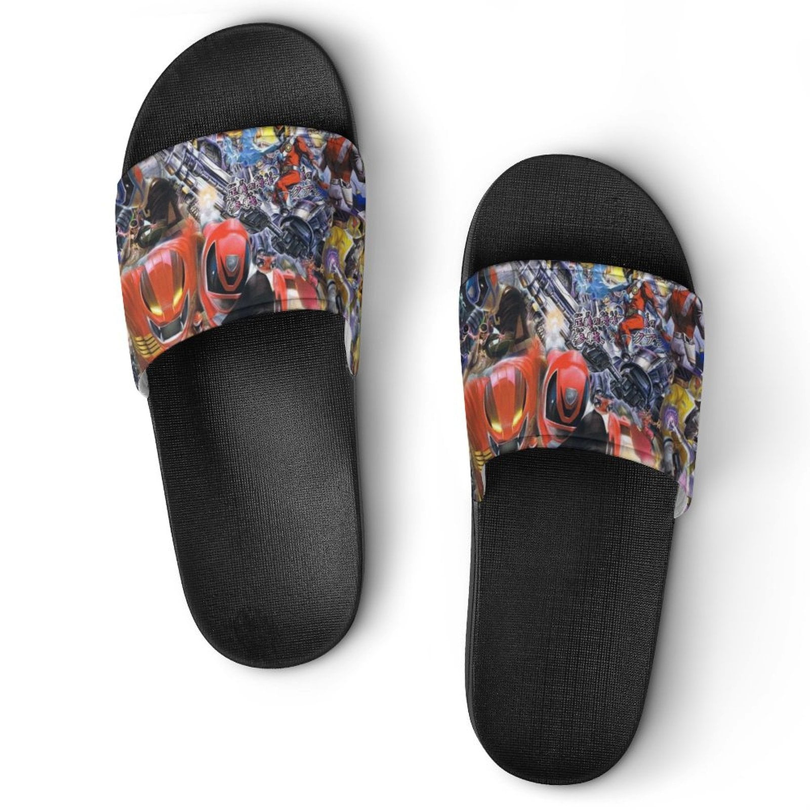 Power Rangers Boys Slide Sandals, Comfort Casual Pool Slide Outdoor ...