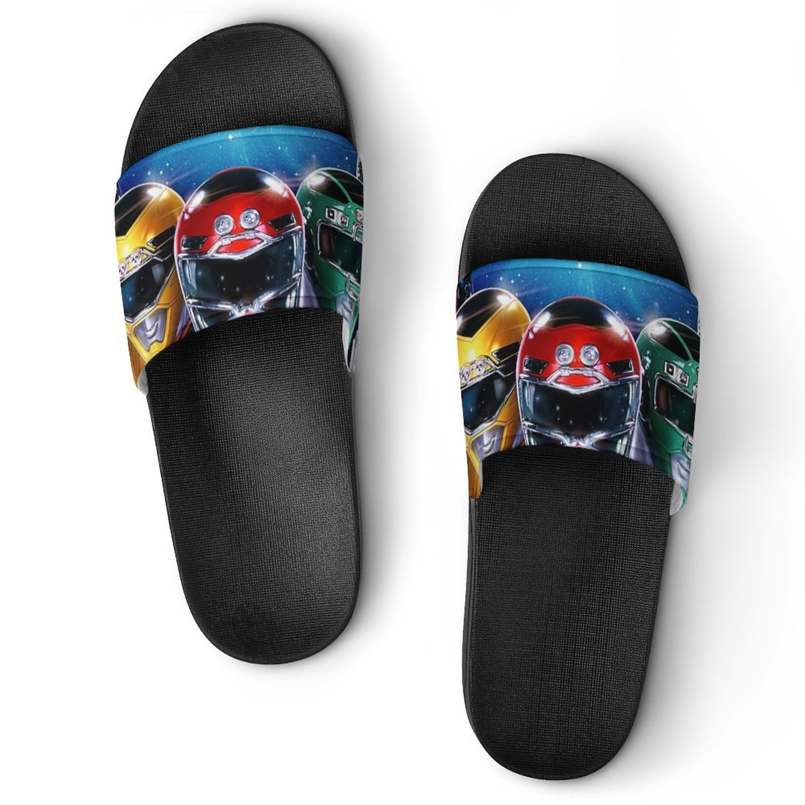 Power Rangers Boys Slide Sandals, Comfort Casual Pool Slide Outdoor ...