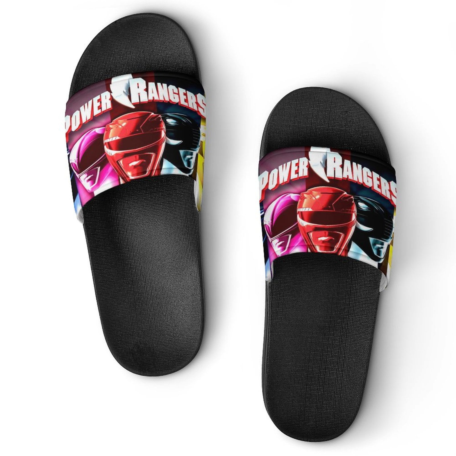 Power Rangers Boys Slide Sandals, Comfort Casual Pool Slide Outdoor ...
