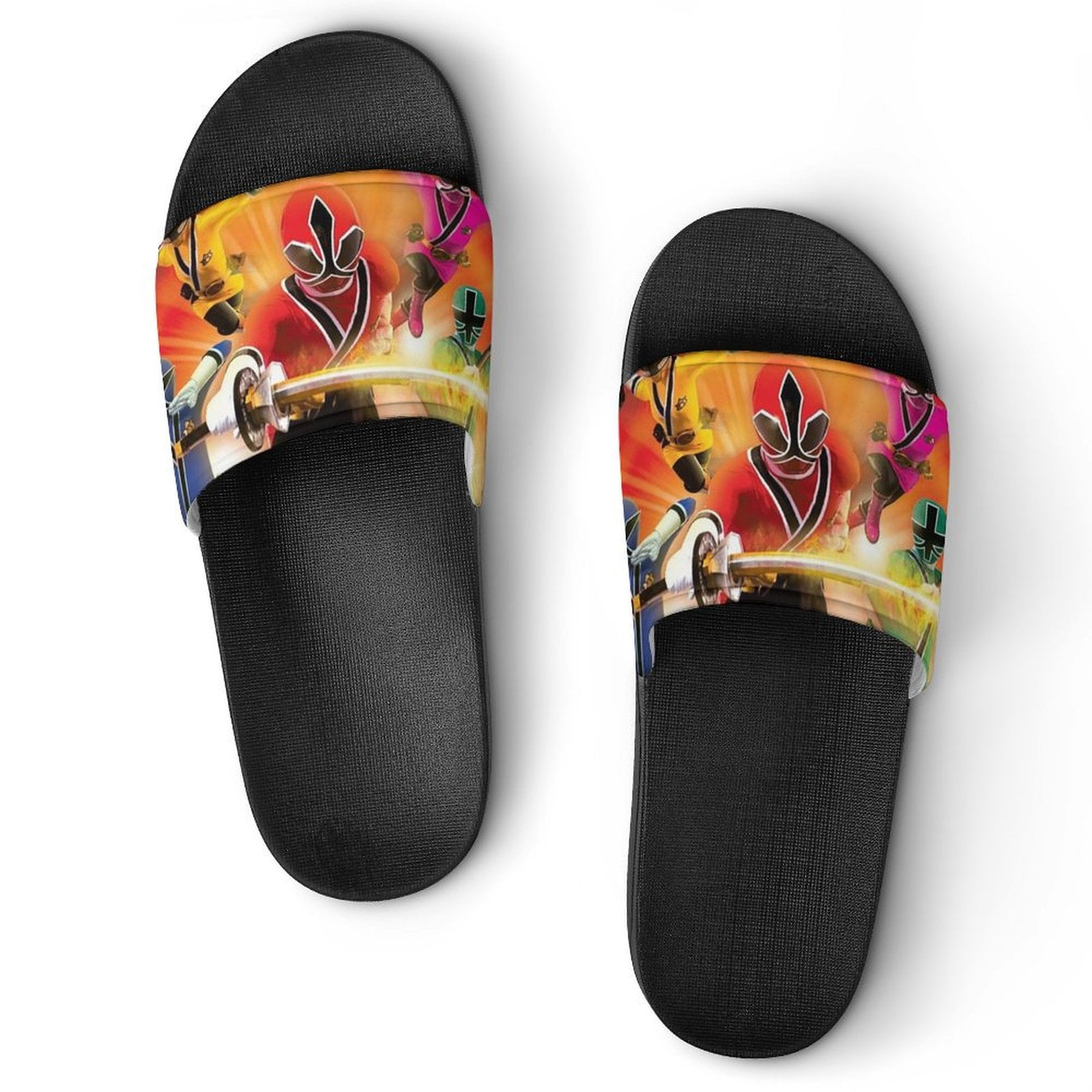 Power Rangers Boys Slide Sandals, Comfort Casual Pool Slide Outdoor ...