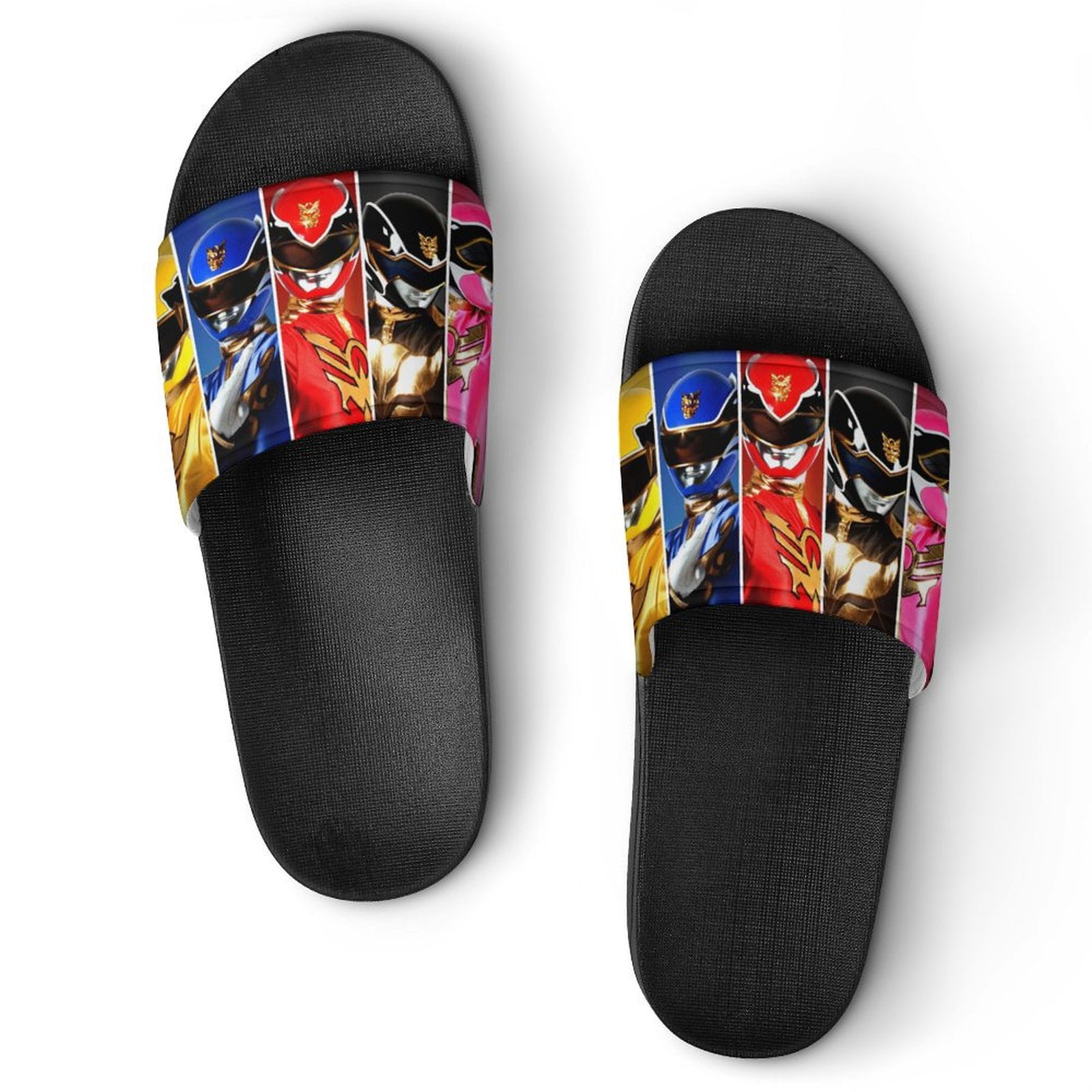 Power Rangers Boys Slide Sandals, Comfort Casual Pool Slide Outdoor ...