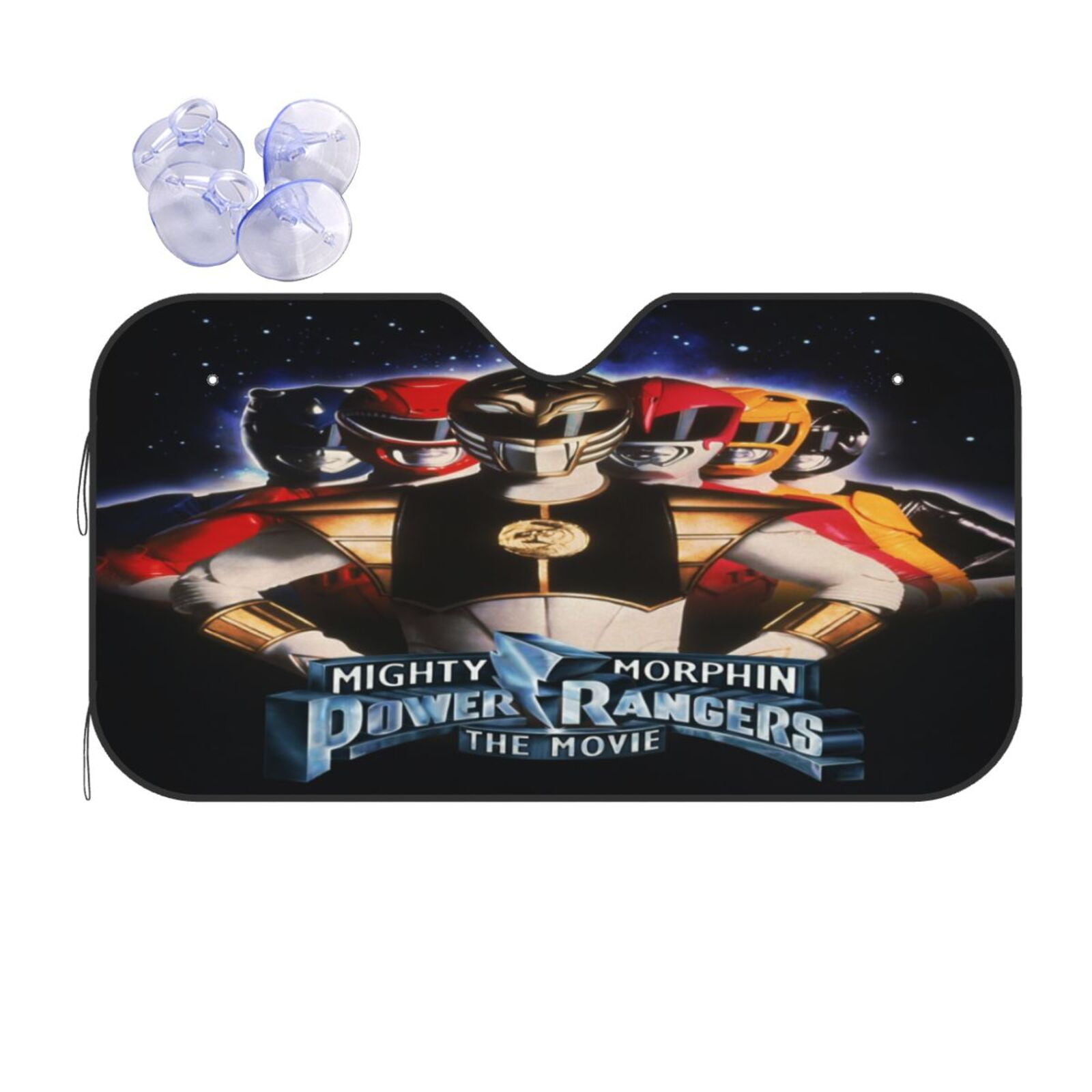 Power Rangers Car Sunshade Front Windshield Sun Shades Foldable Car ...