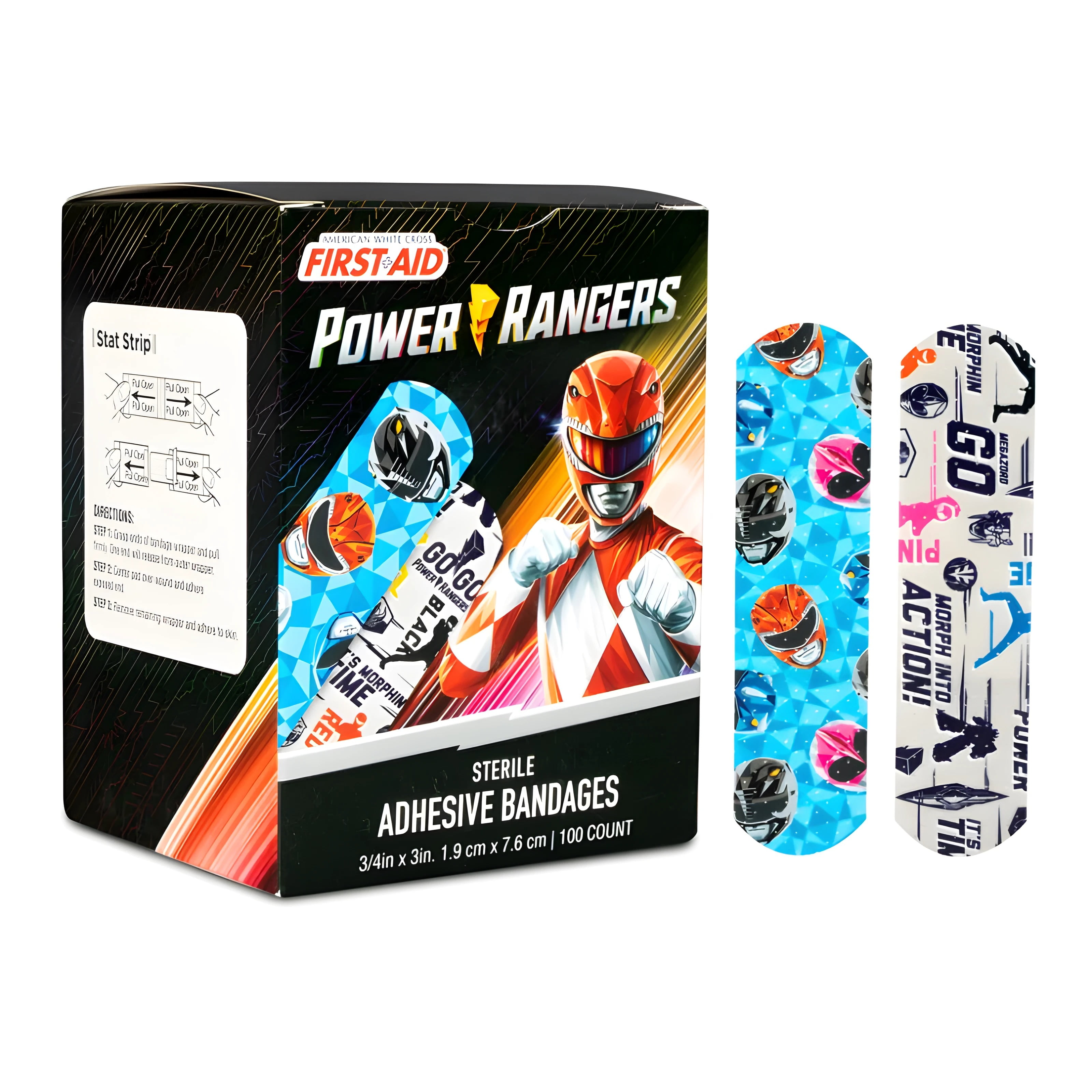 Power Rangers Characters Bandages Pack of 100 - Walmart.com