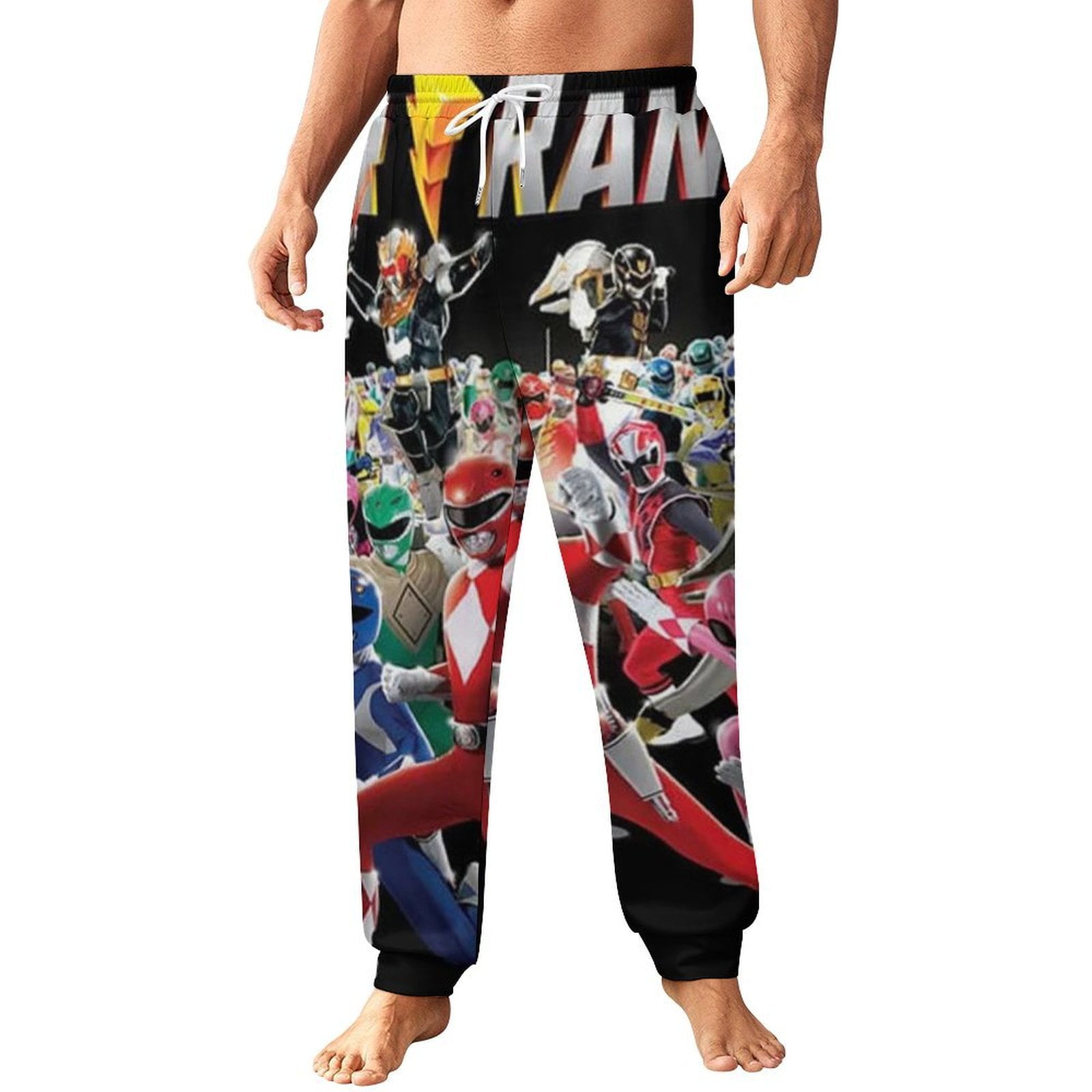 Power Rangers Characters Men's Sweatpants Trousers 3D Printed Joggers ...
