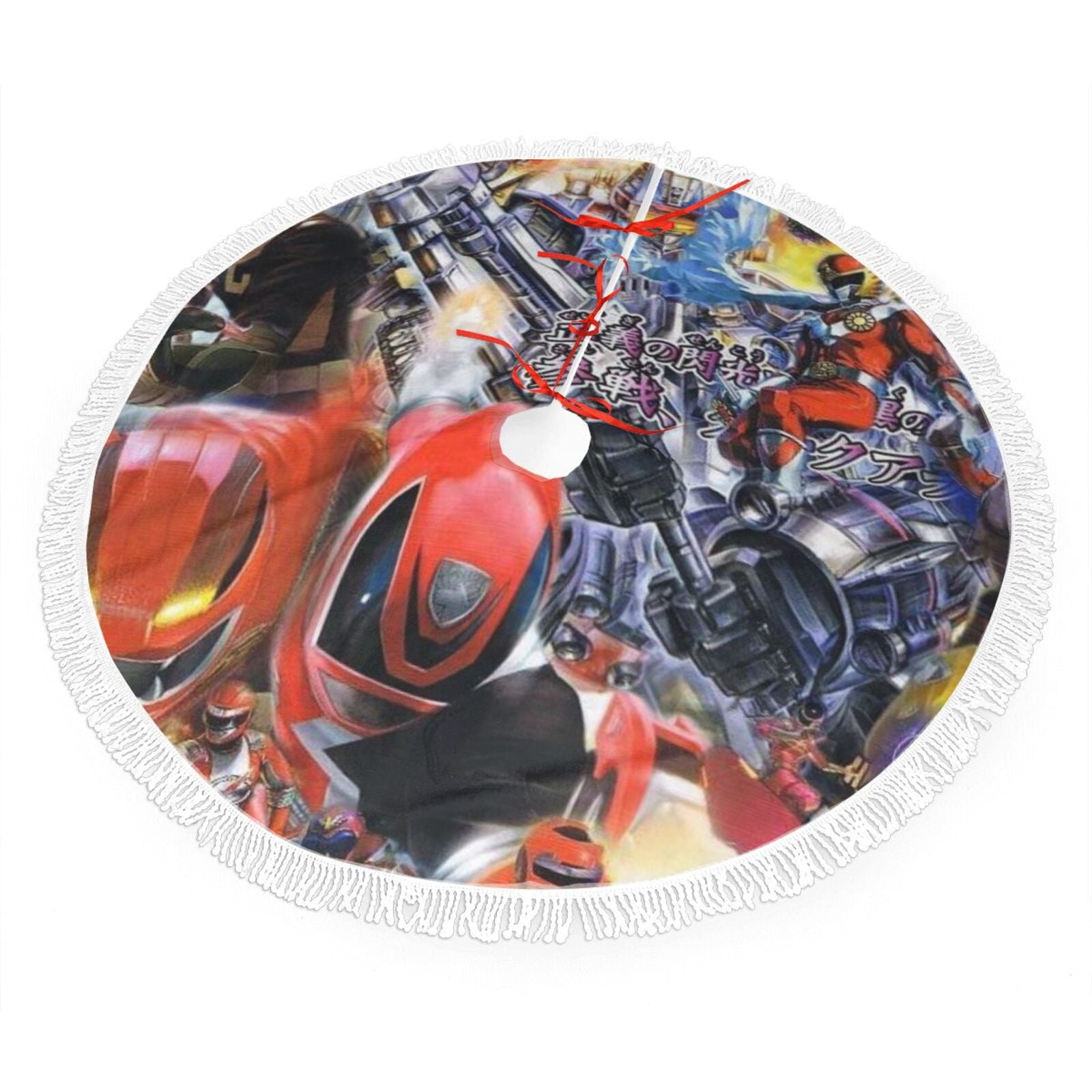 Power Rangers Christmas Tree Skirt, Winter Xmas Tree Skirts Mat 30" for ...