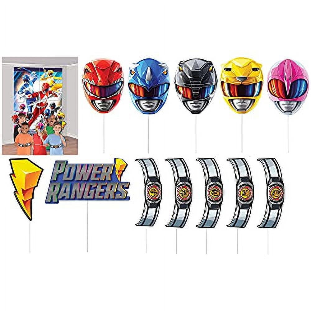 Power Rangers Classic Scene Setter Prop Decorations (16 Piece ...