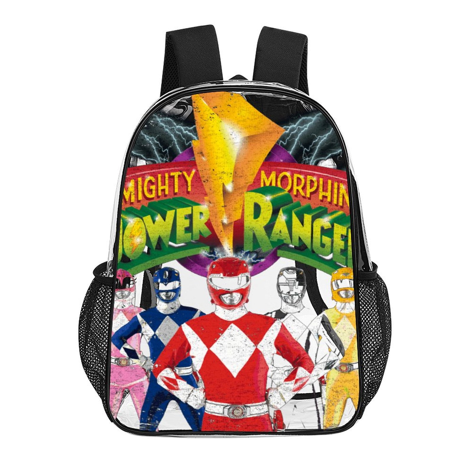 Power Rangers Clear Backpack Heavy Duty See Through Book Bag ...
