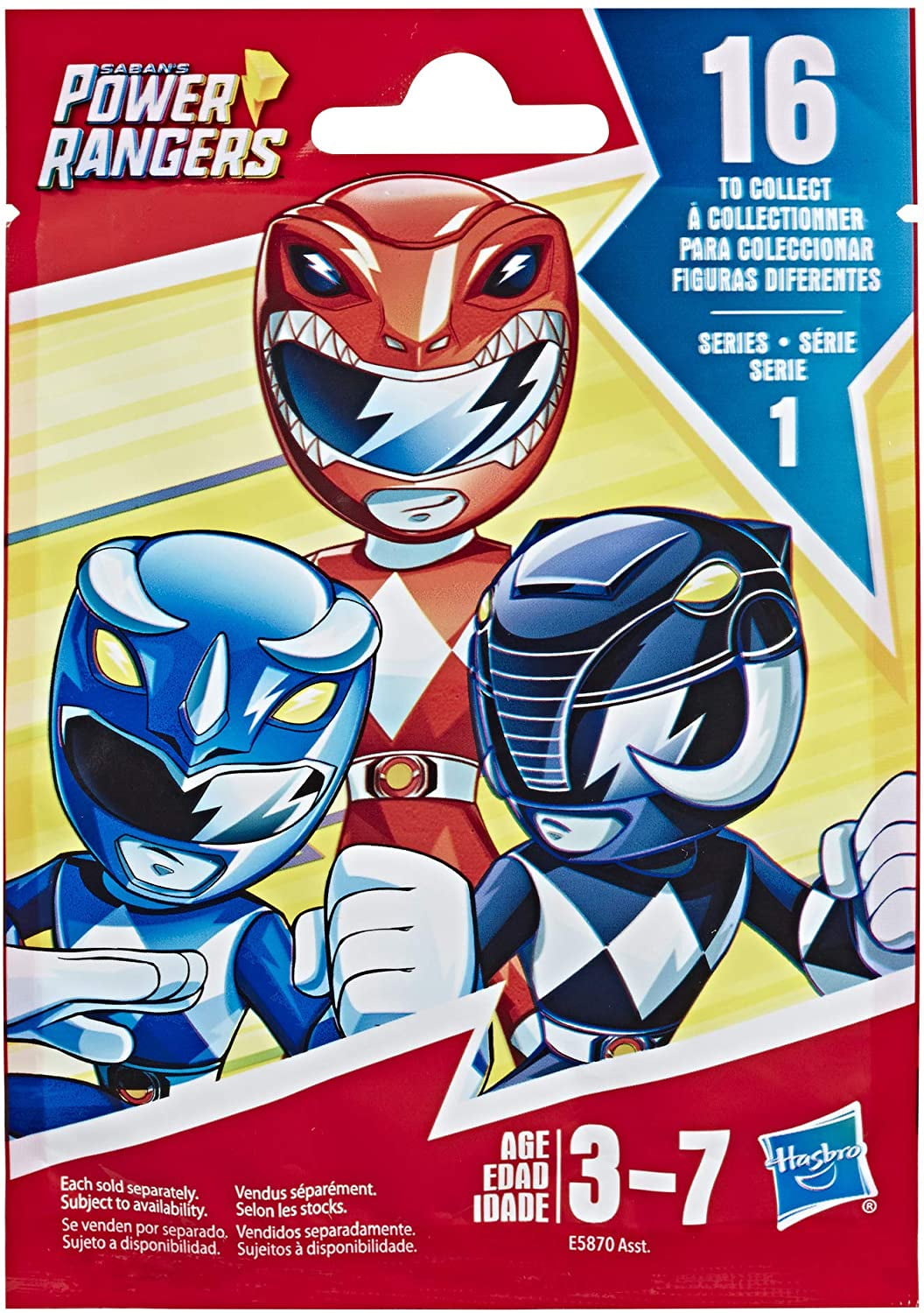 Power Rangers Collectible Blind Bag Figure 3 Inch - 1 Character per Bag ...