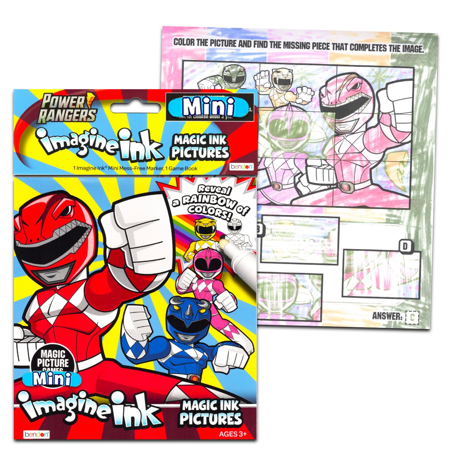 Power Rangers Coloring AJH3 Book Set - Power Rangers Party Supplies ...