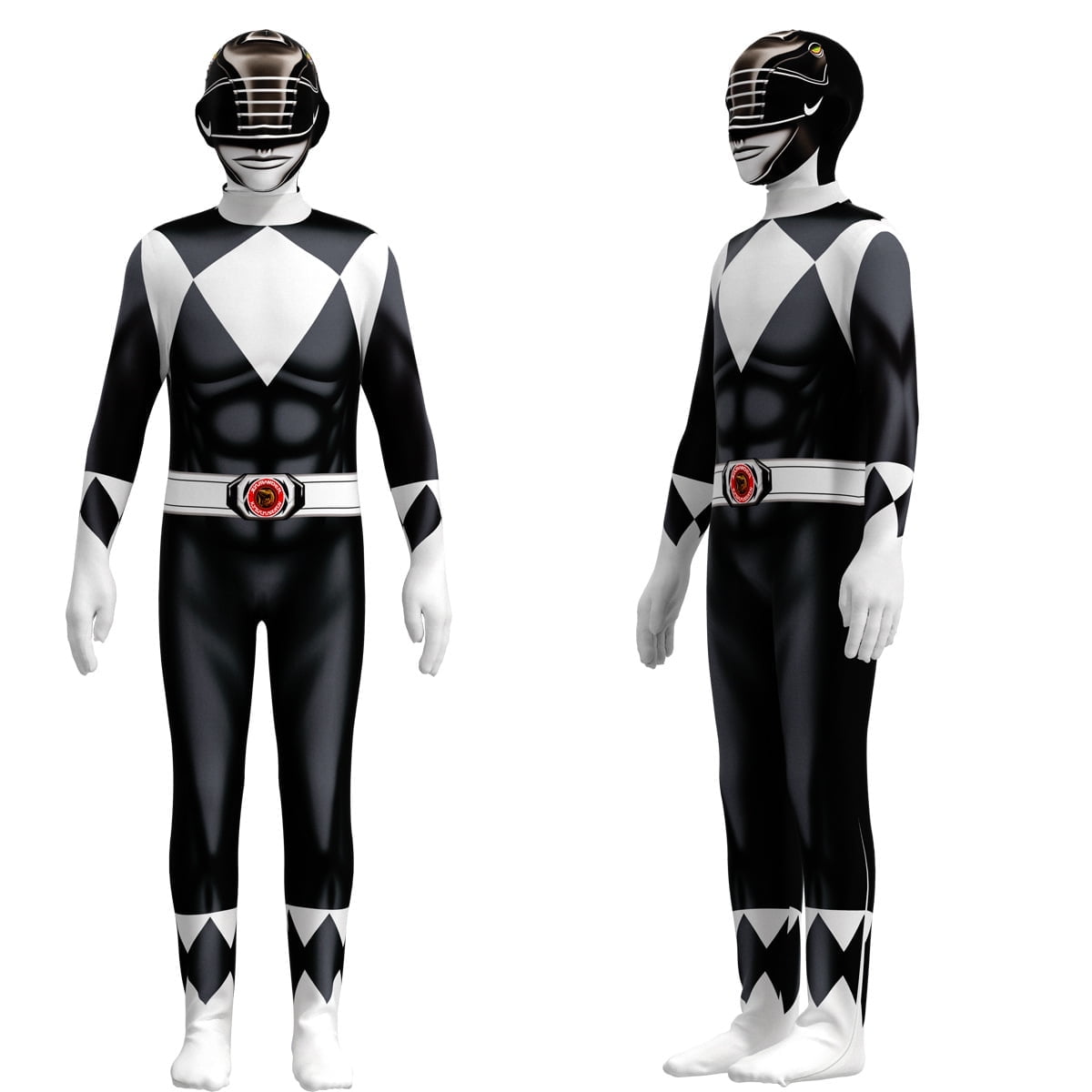Power Rangers Kids Halloween Costume, Toddler Size, Cosplay Jumpsuit ...
