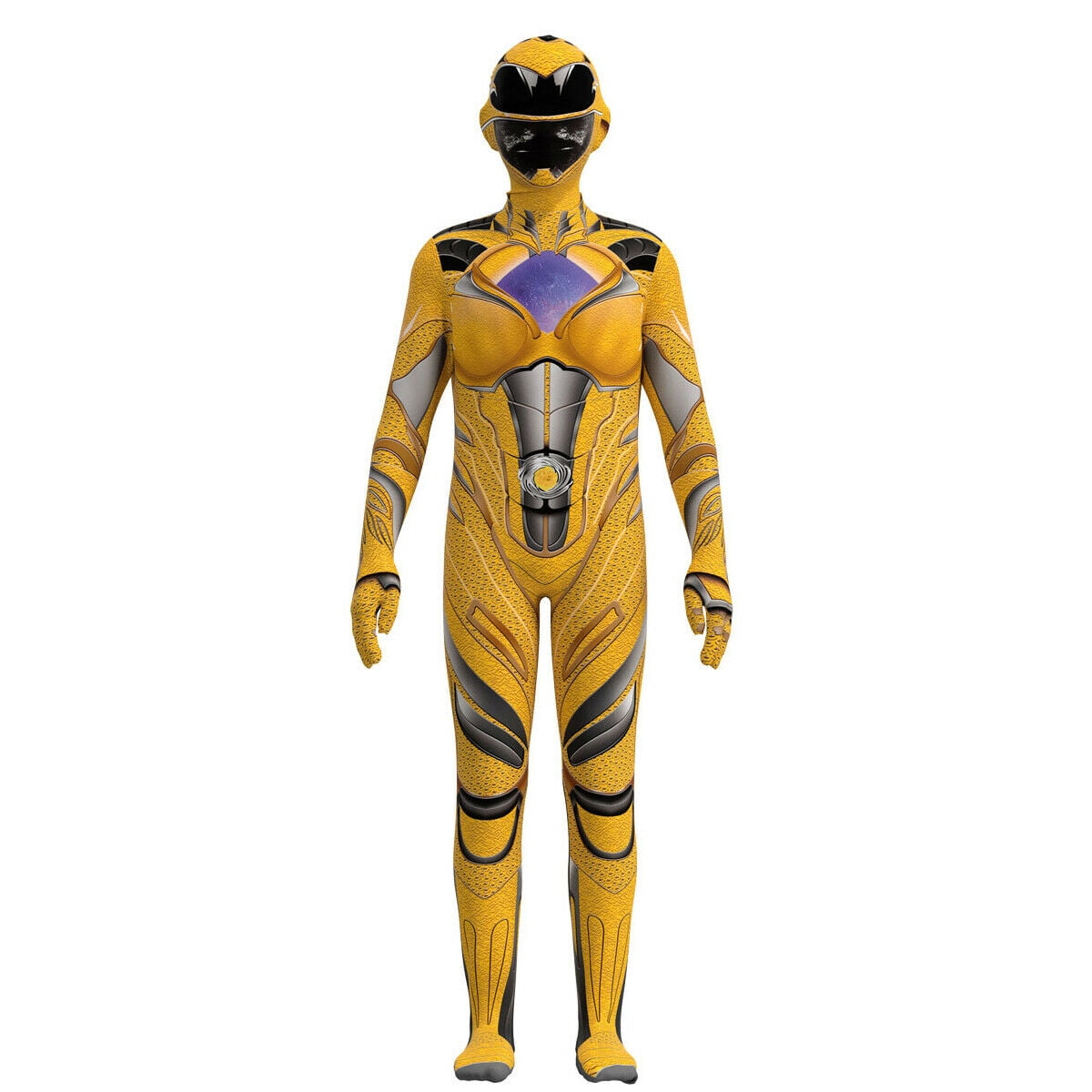 Power Rangers Cosplay Kids Jumpsuit Fancy Dress Costume Halloween Party ...