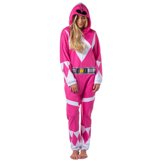 Free Shipping! Power Rangers Costume Union Suit One Piece Pajama Outfit ...